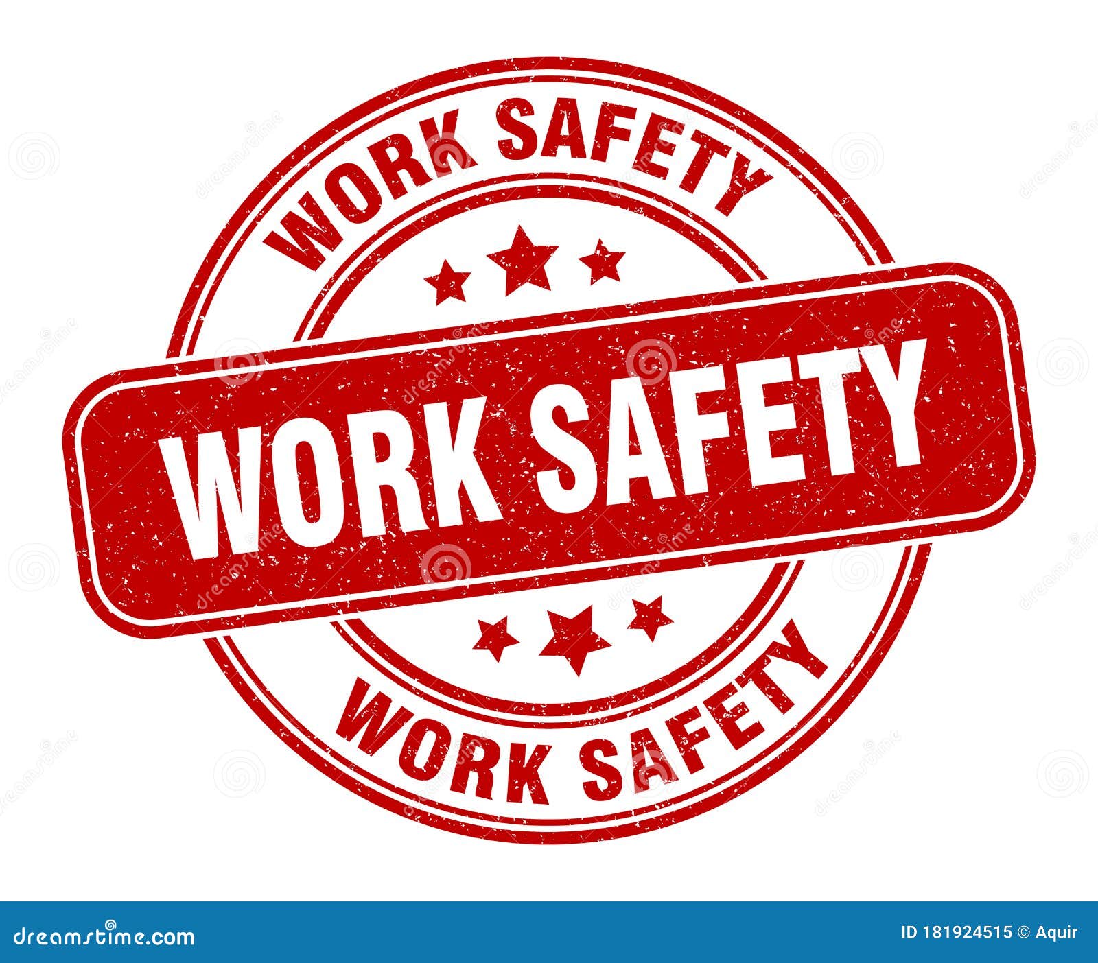 Work Safety Stamp. Work Safety Round Grunge Sign Stock Vector ...