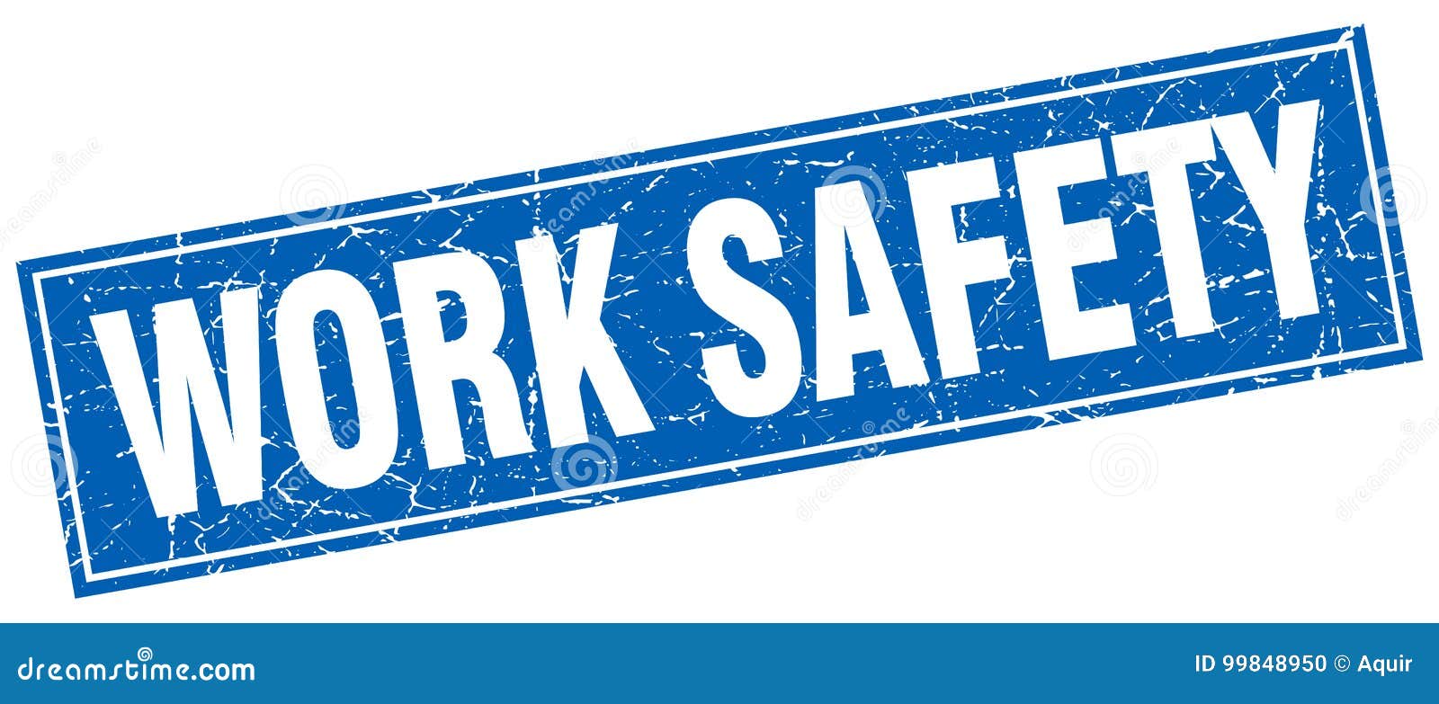 Work safety stamp stock vector. Illustration of template - 99848950