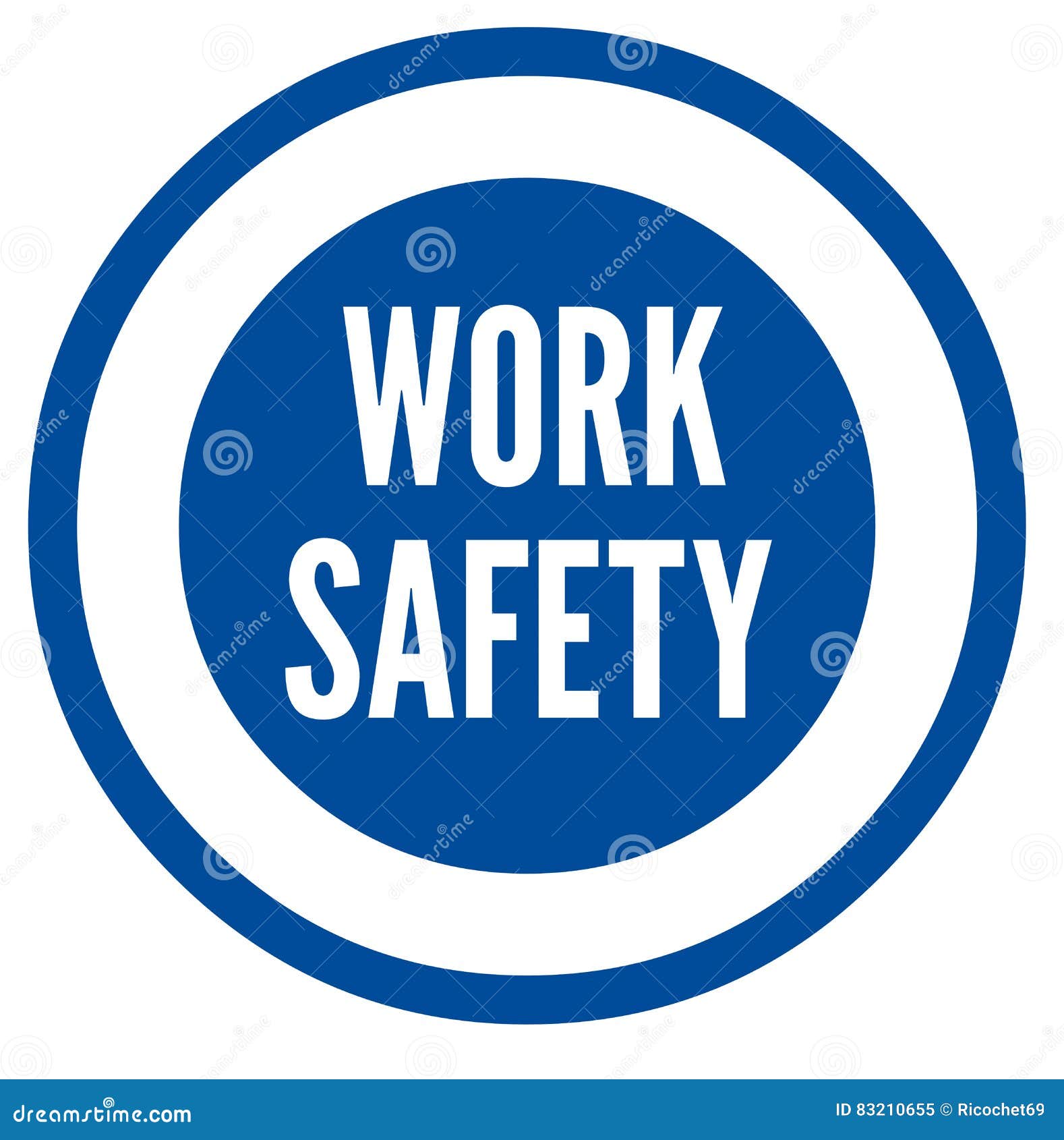 Work safety symbol stock illustration. Illustration of caution - 83210655