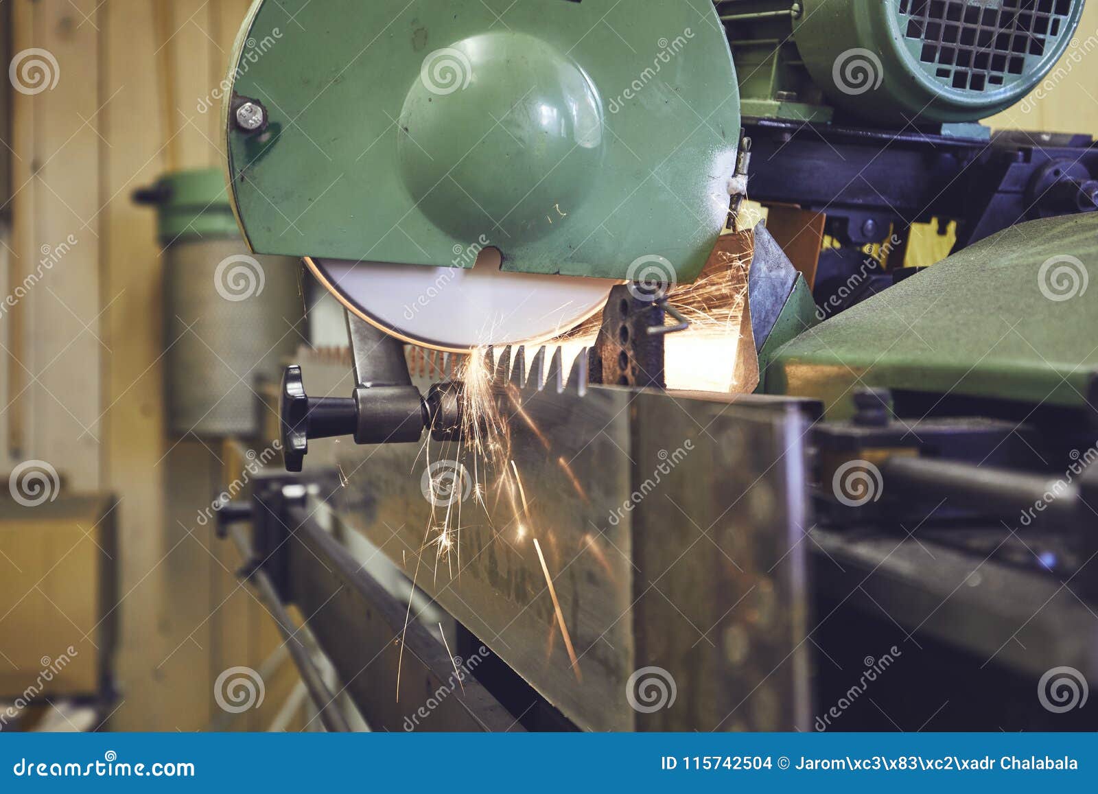 Sharpening of the saw stock photo. Image of equipment - 115742504