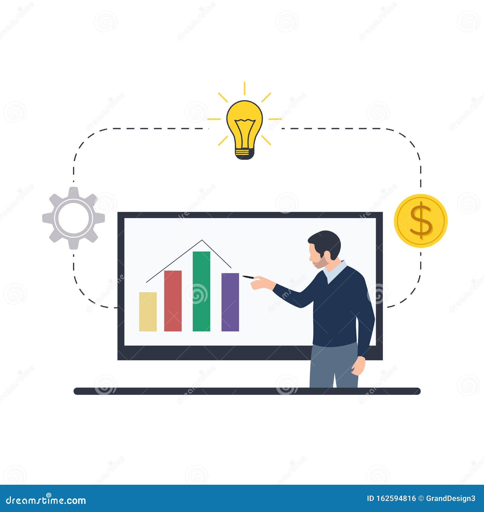Work Schedule, Working Environment Stock Vector - Illustration of ...