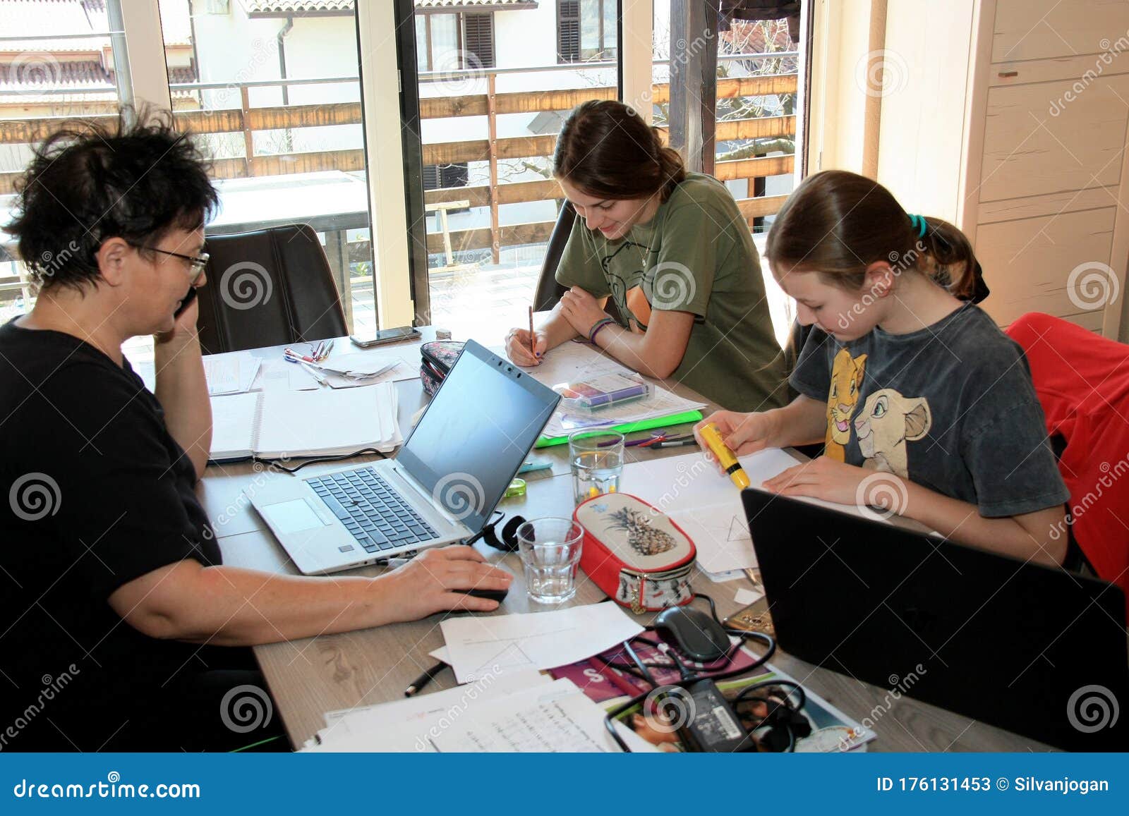 Work and School from Home at the Same Time Can Be Peaceful or ...