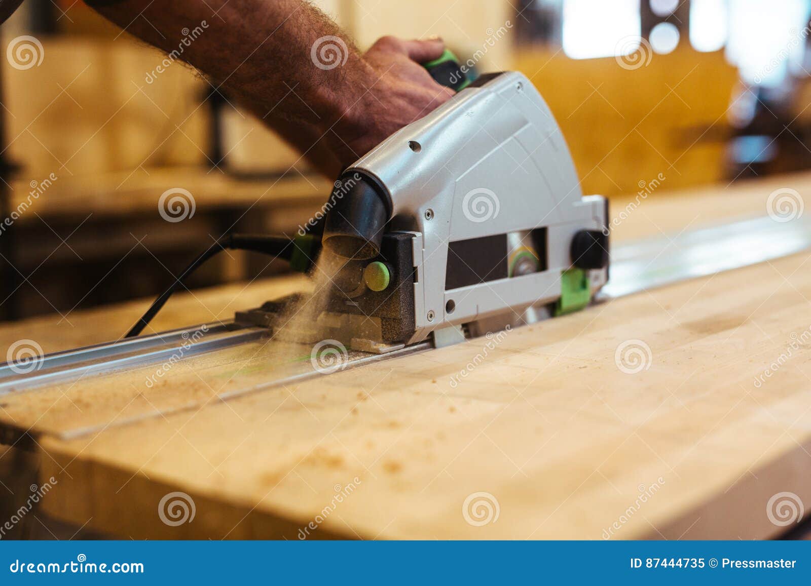Work with scroll-saw stock image. Image of carpenter - 87444735