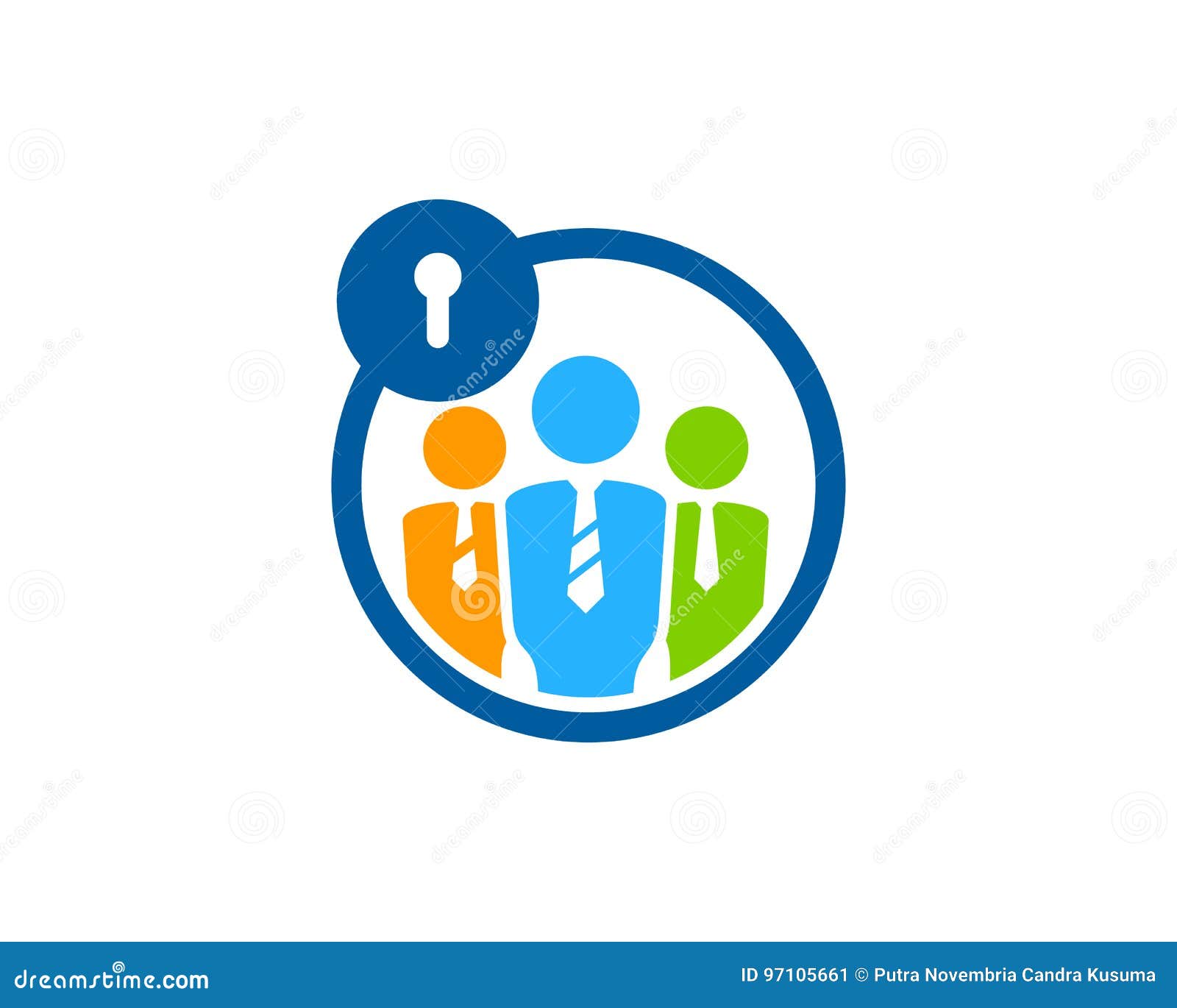 Work Security Icon Logo Design Element Stock Vector - Illustration of ...