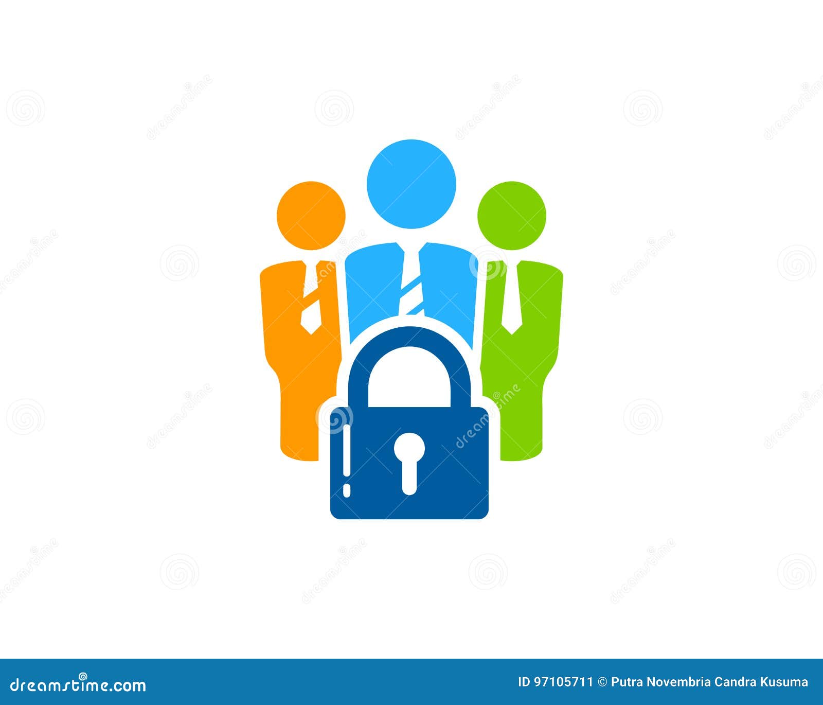Work Security Icon Logo Design Element Stock Vector - Illustration of ...
