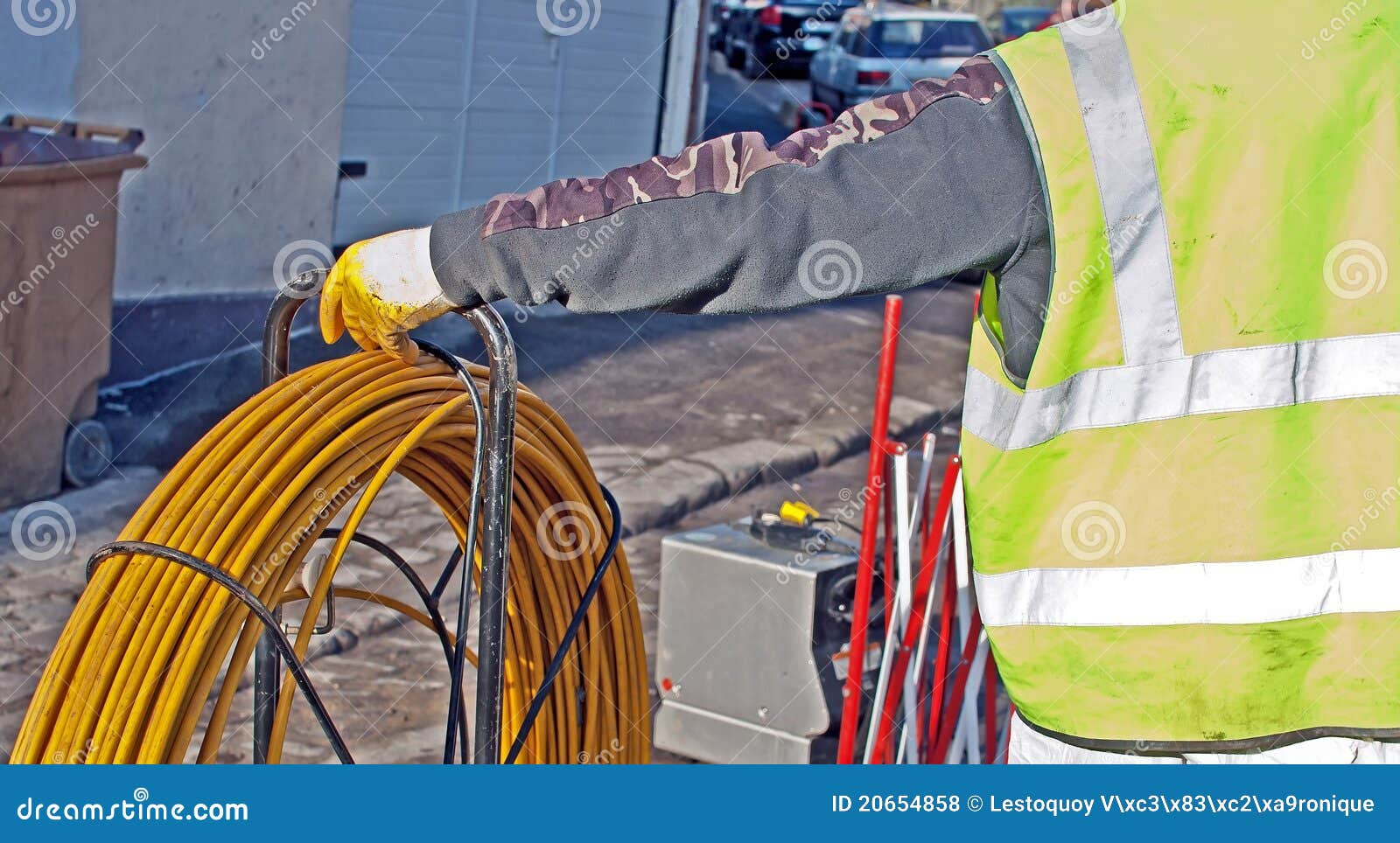Work in the sewers stock photo. Image of sewer, installation - 20654858