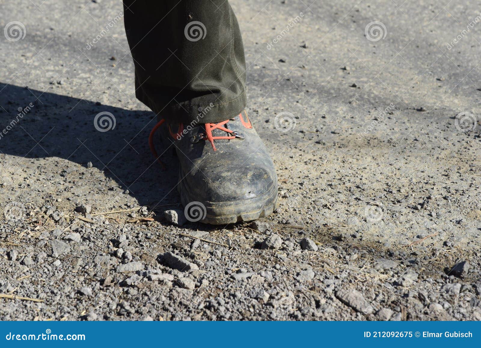 Work Shoes in Prevention of Accidents Stock Image - Image of company ...