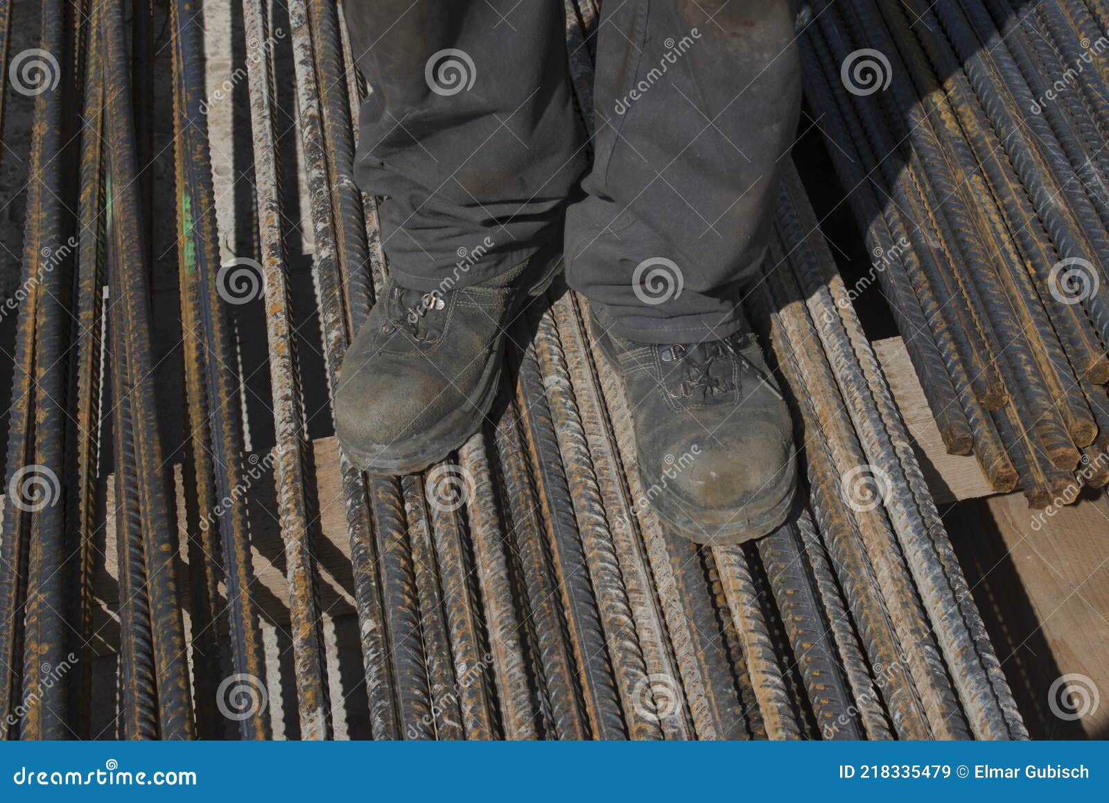 Work Shoes in Prevention of Accidents Stock Image - Image of prevention ...