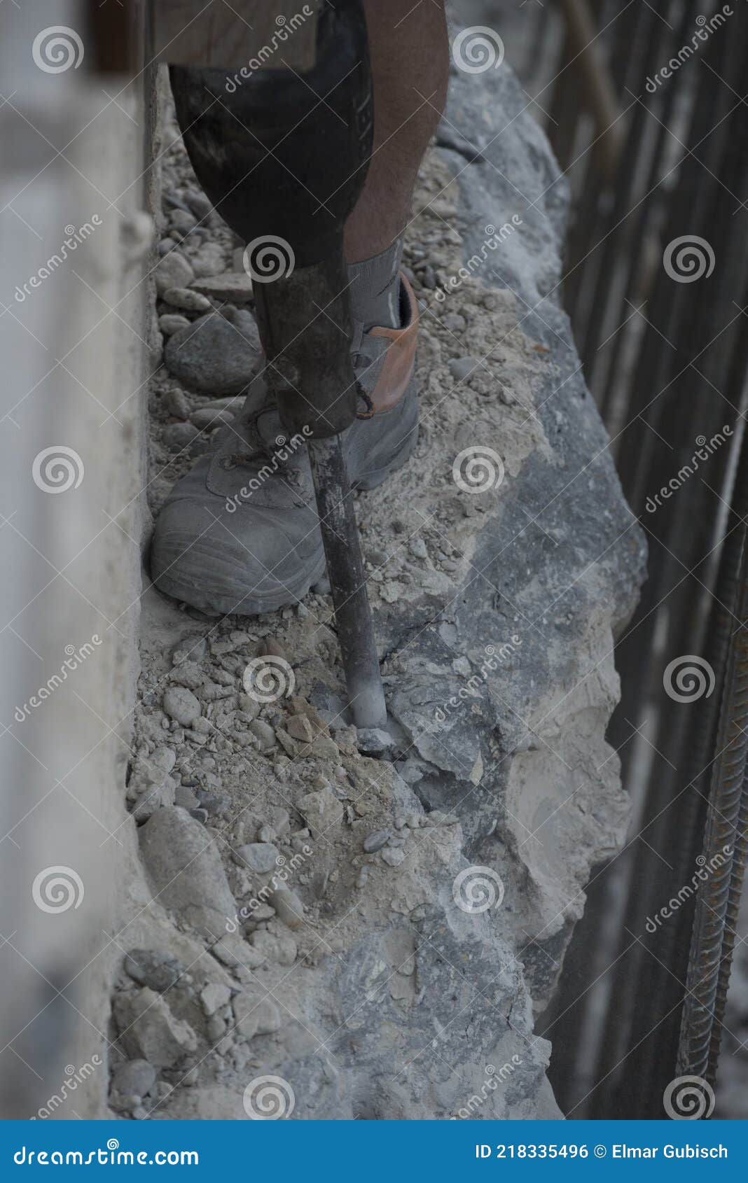 Work Shoes in Prevention of Accidents Stock Photo - Image of dress ...