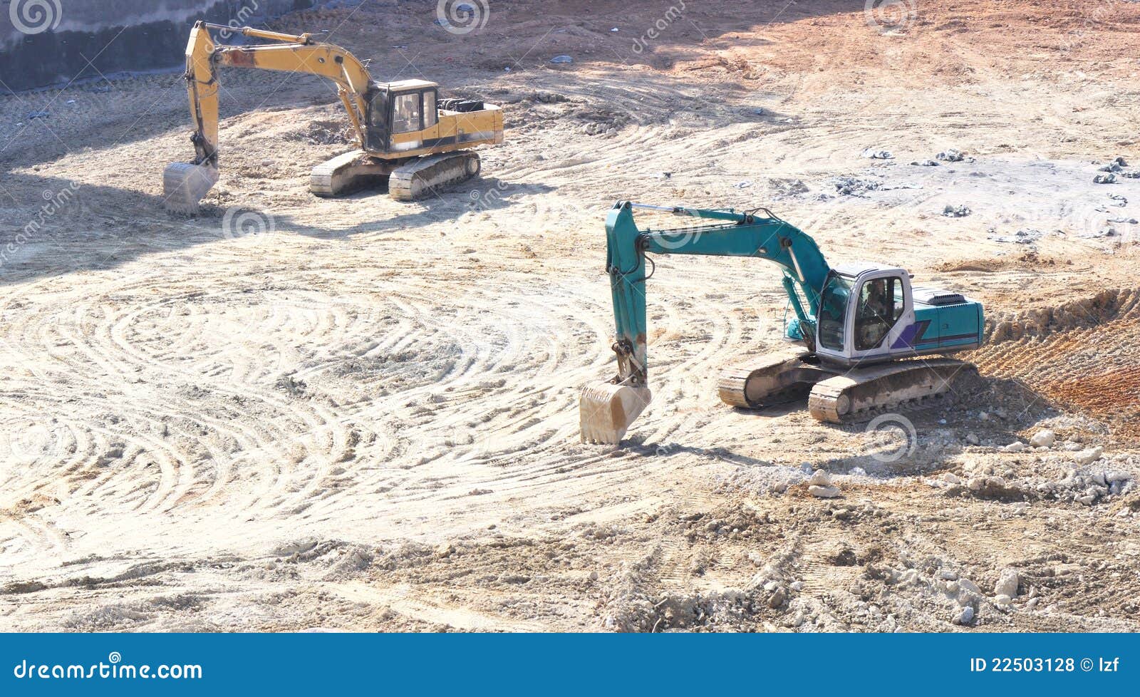 Work site stock photo. Image of base, heavy, excavating - 22503128