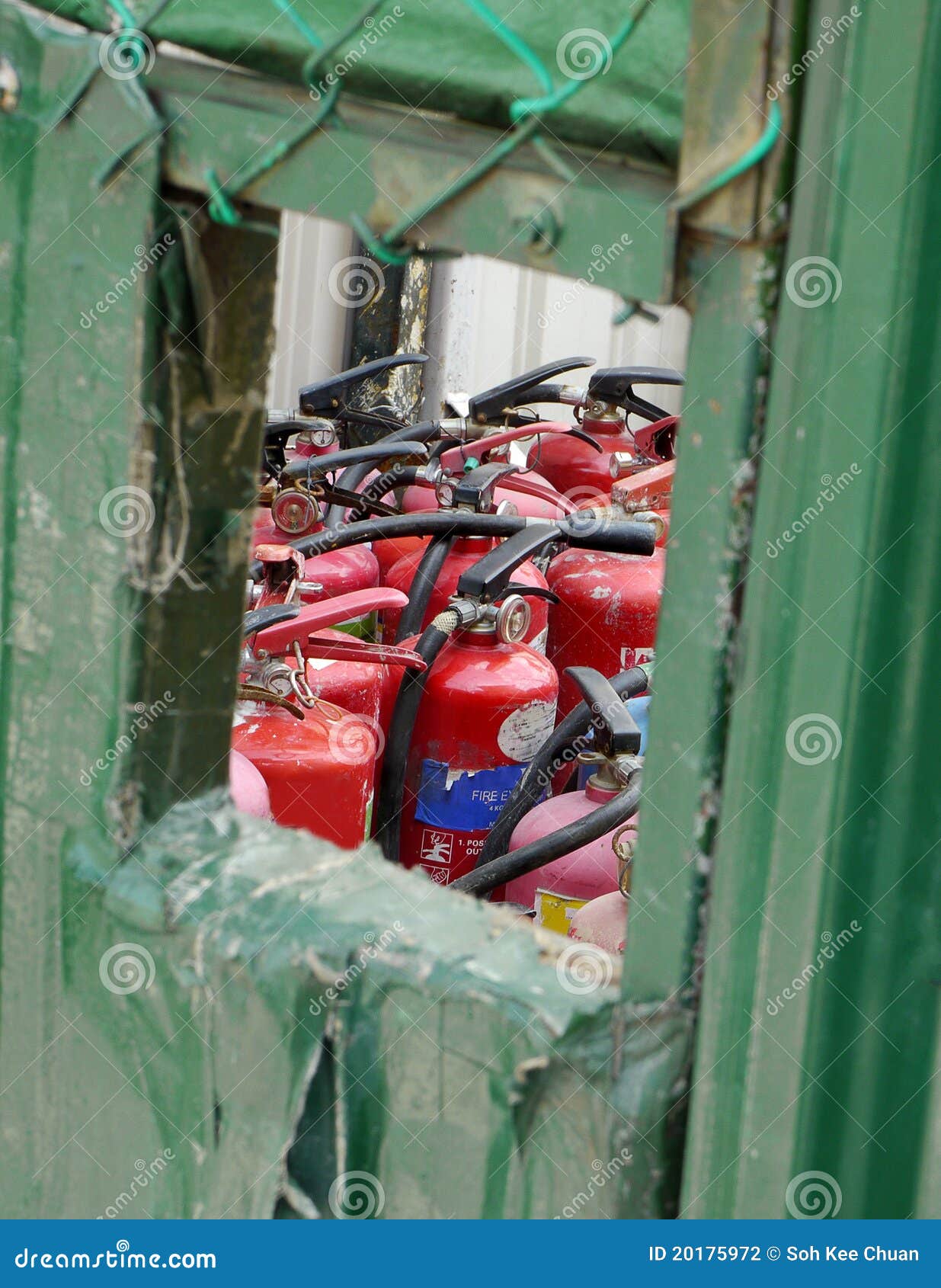 Work Site Fire Safety stock photo. Image of construction - 20175972