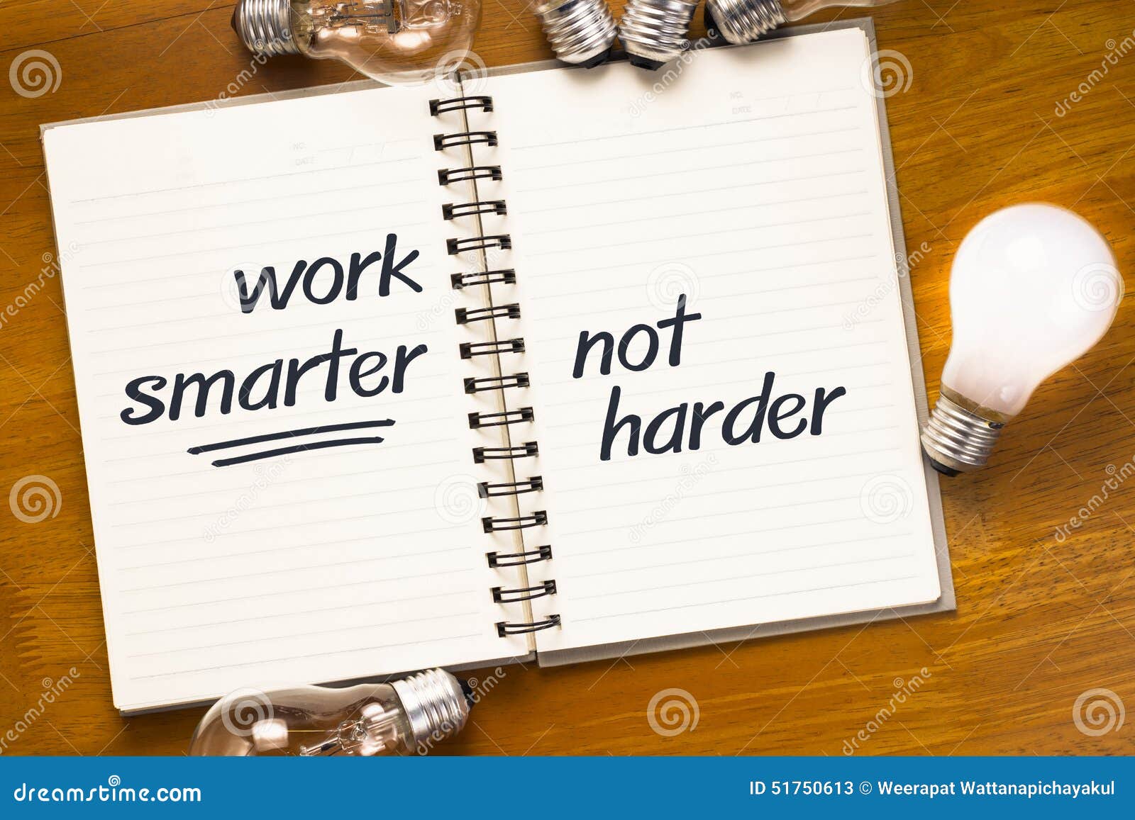 Work Smart Not Hard Stock Photography | CartoonDealer.com #47774522