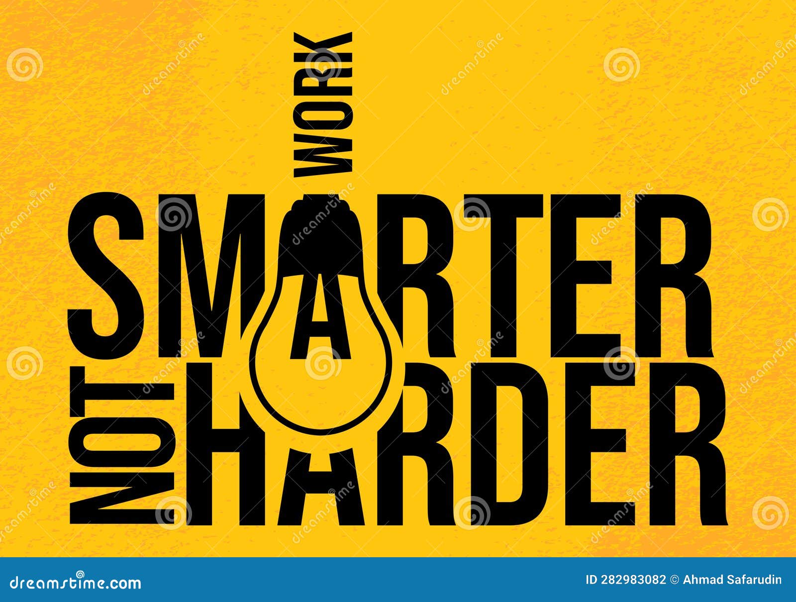 Work Smarter Not Harder for Work Job Banner Poster Background Stock ...