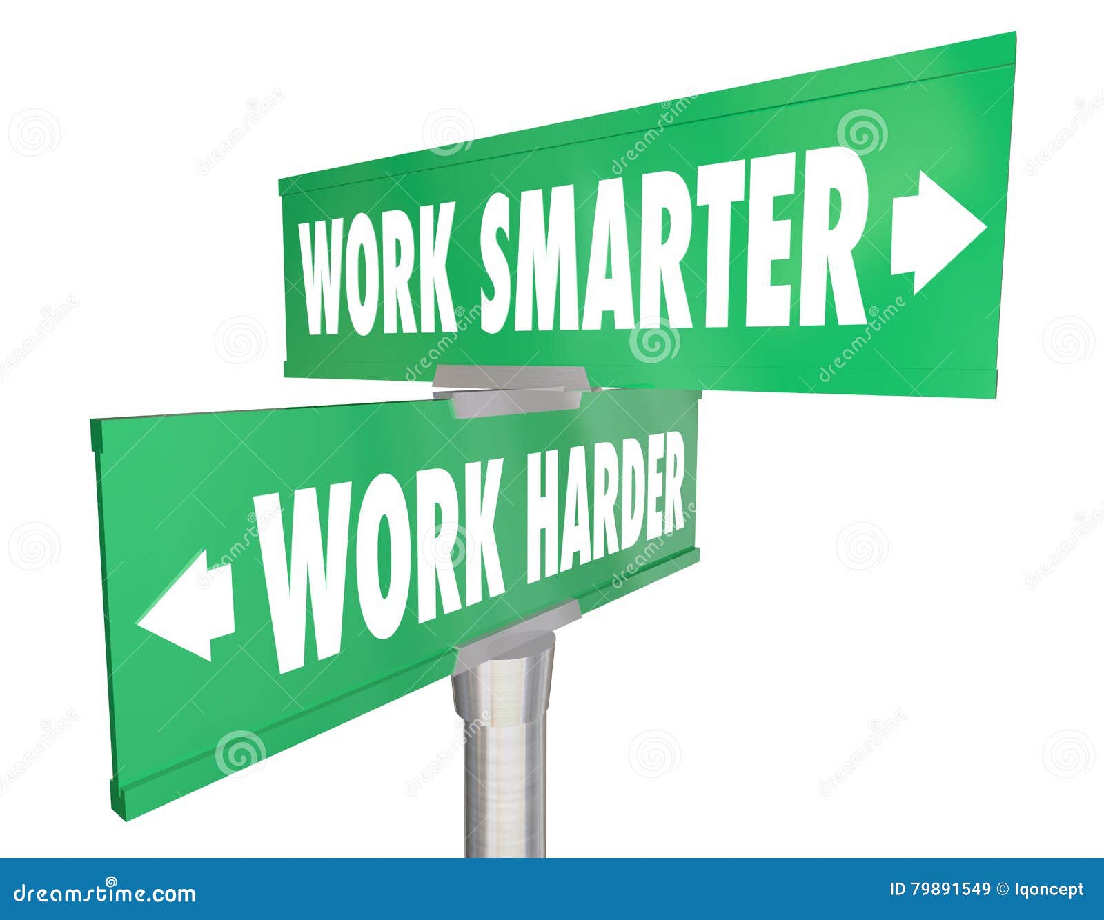 Work Smarter Organized Informed Efficient Productive Puzzle Pieces 3d ...