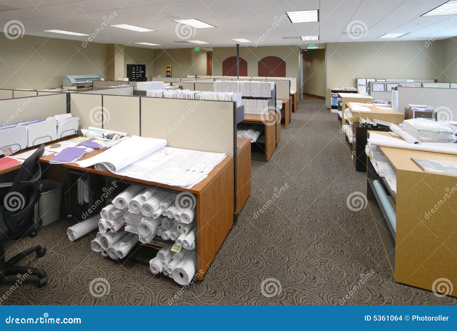 Work Space stock photo. Image of blue, facility, company - 5361064