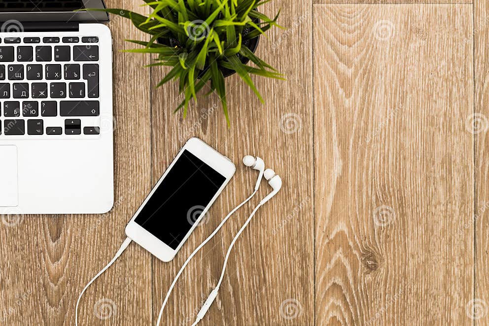 Work space, laptop stock image. Image of notebook, monitor - 62449965