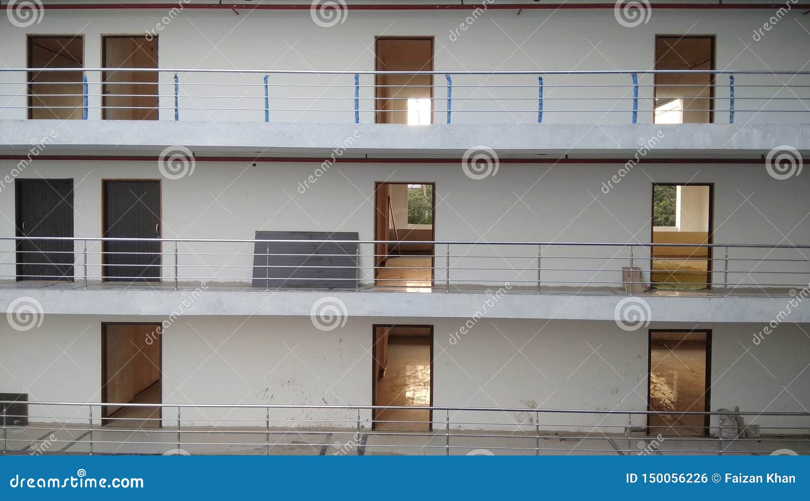 Work Space in Multi Stored Building Stock Photo - Image of flat ...