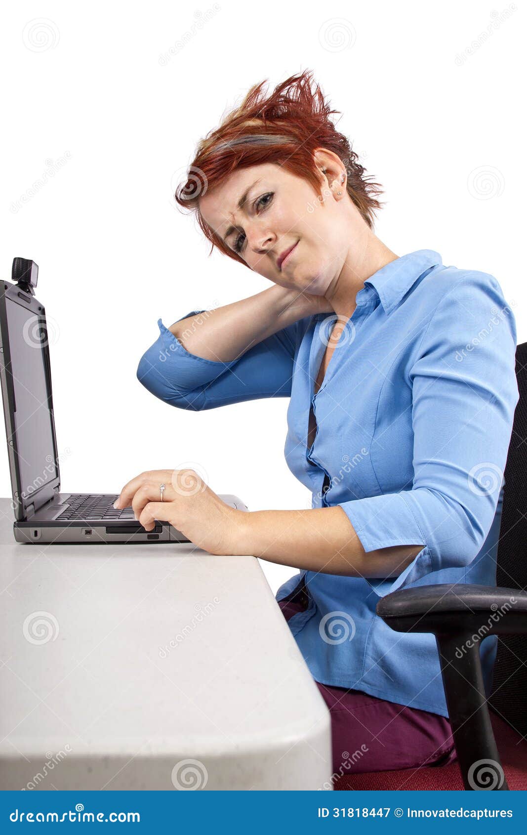 Work Strain stock image. Image of medical, seated, chair - 31818447