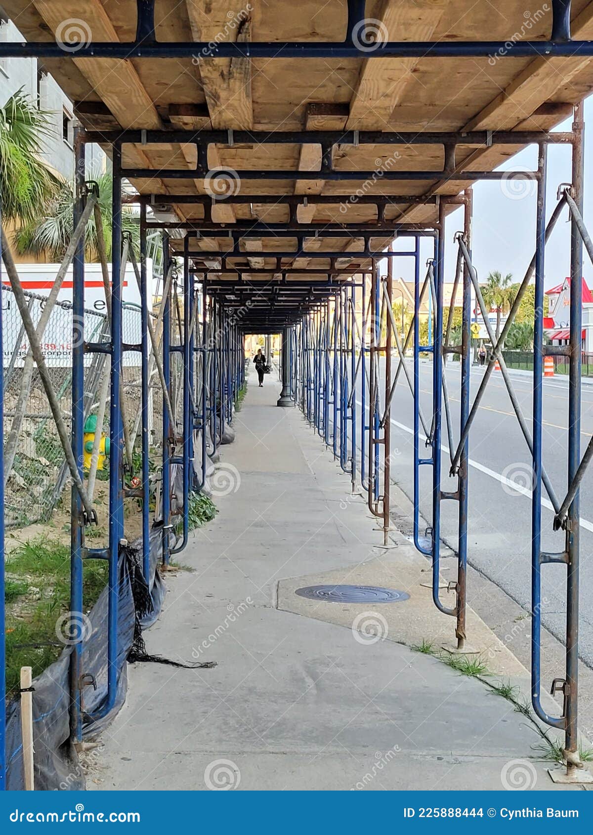 Work Structure Construction Sidewalk Stock Photo - Image of work ...