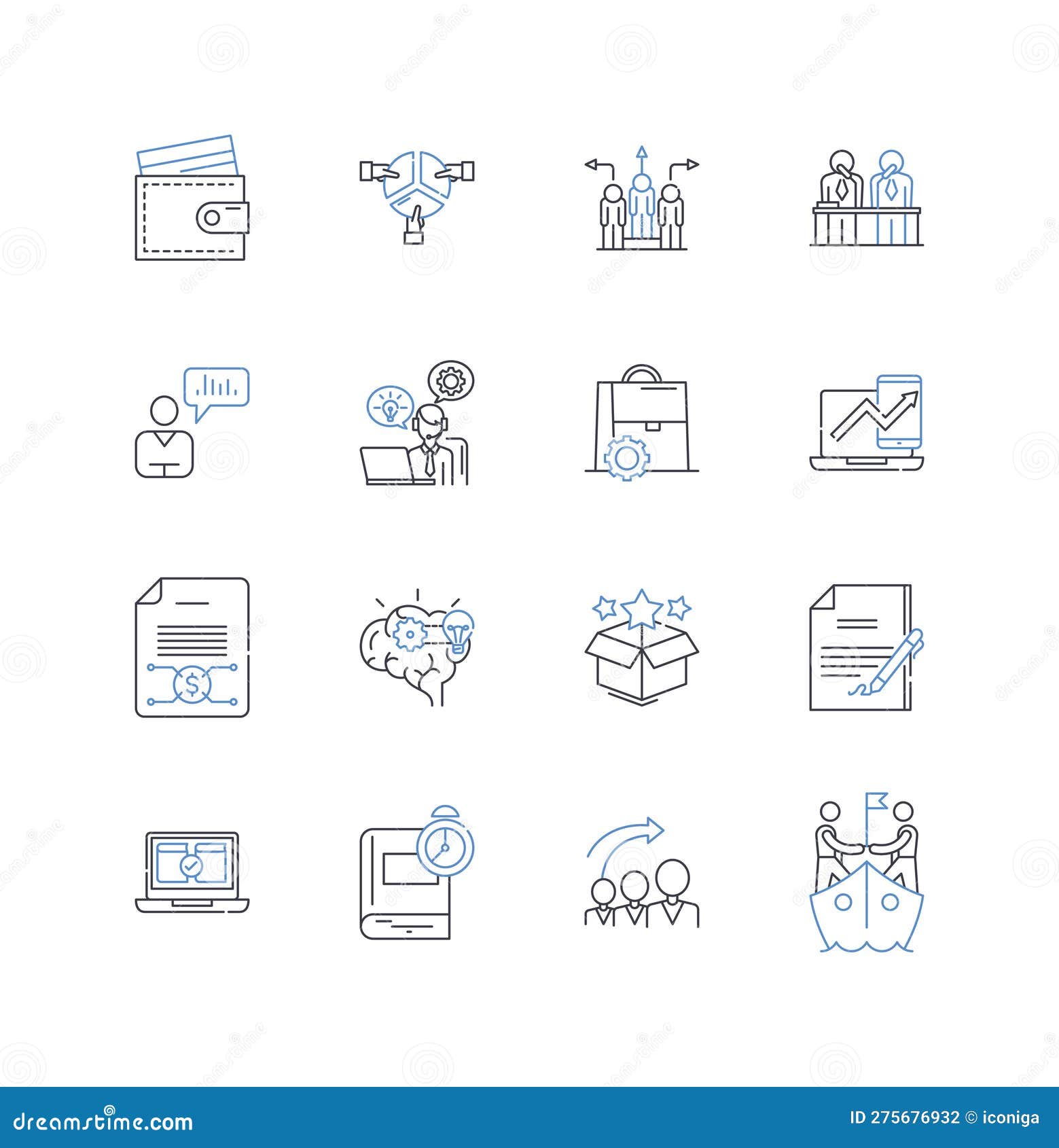 Work Structure Line Icons Collection. Hierarchy, Departmentalization ... Work Structure Line Icons Collection. Hierarchy, Departmentalization ...