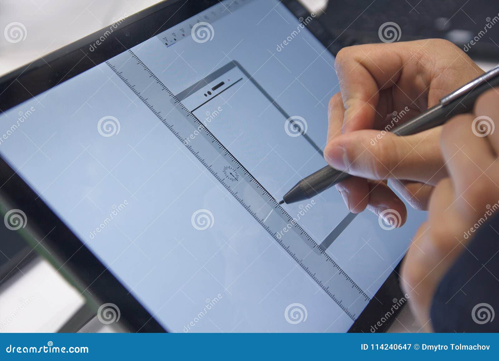 Work with Stylus and Digital Tablet PC Stock Image - Image of digital ...