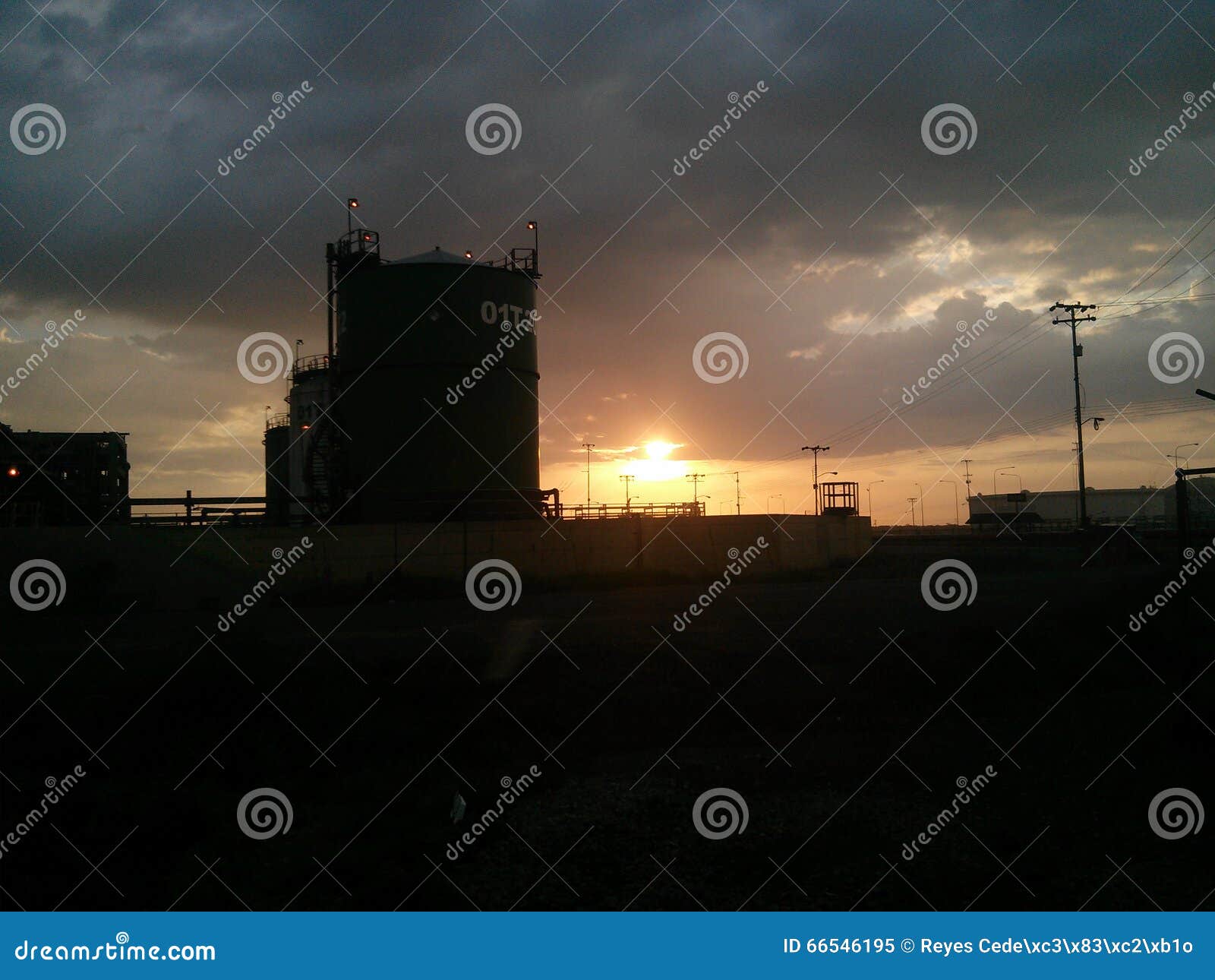 Work sunset stock image. Image of industry, work, sunset - 66546195