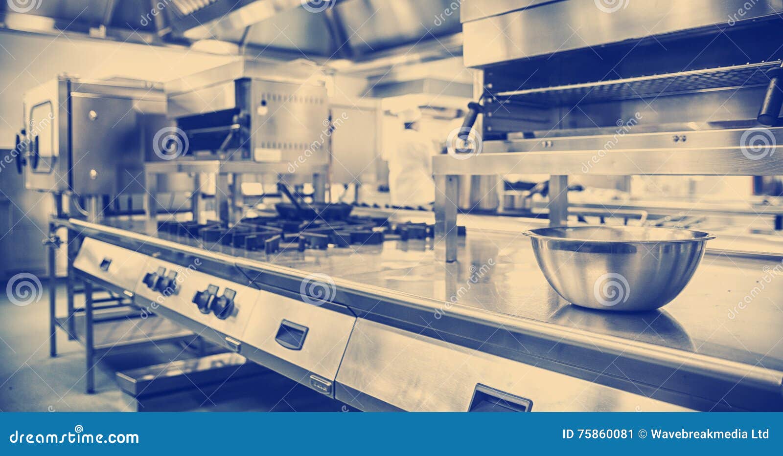 Work Surface and Kitchen Equipment Stock Image - Image of restaurant ...