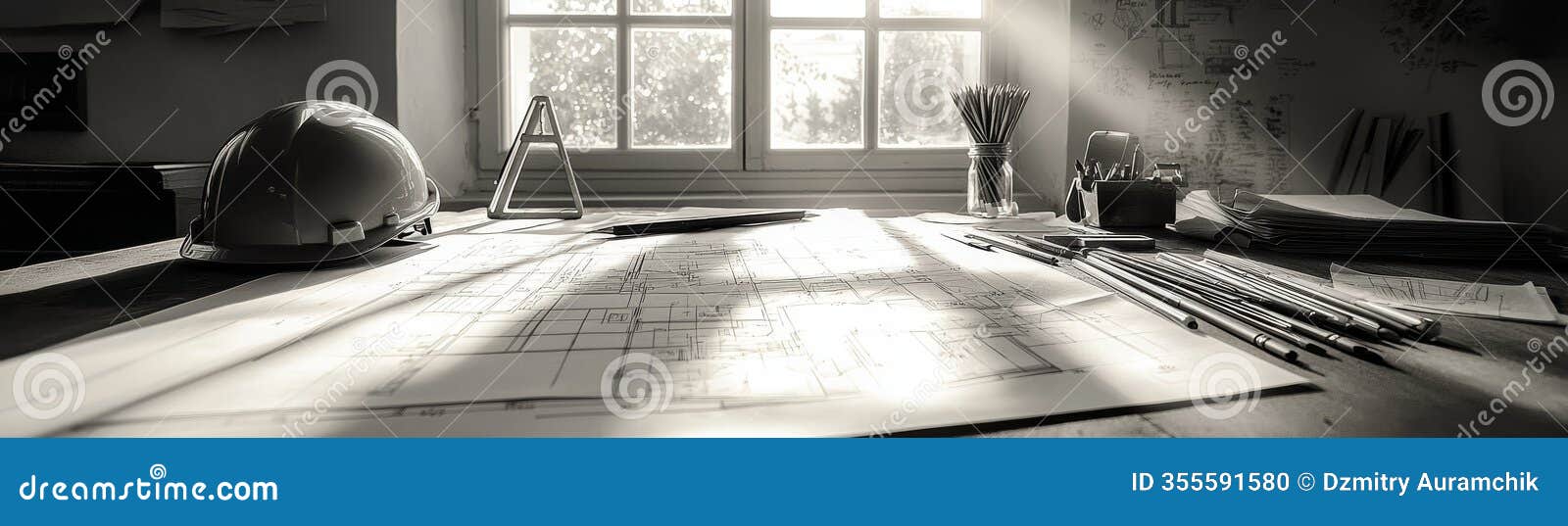 Blueprint - The Floor Plan Stock Photography | CartoonDealer.com #9348350