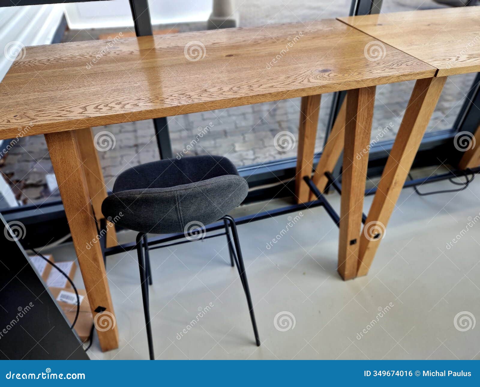 Work Table with a Network Connection and an Electrical Stock Photo ...