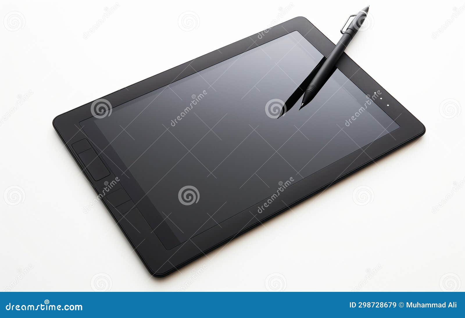 Work Tablet on White Background Stock Image - Image of fantasy ...