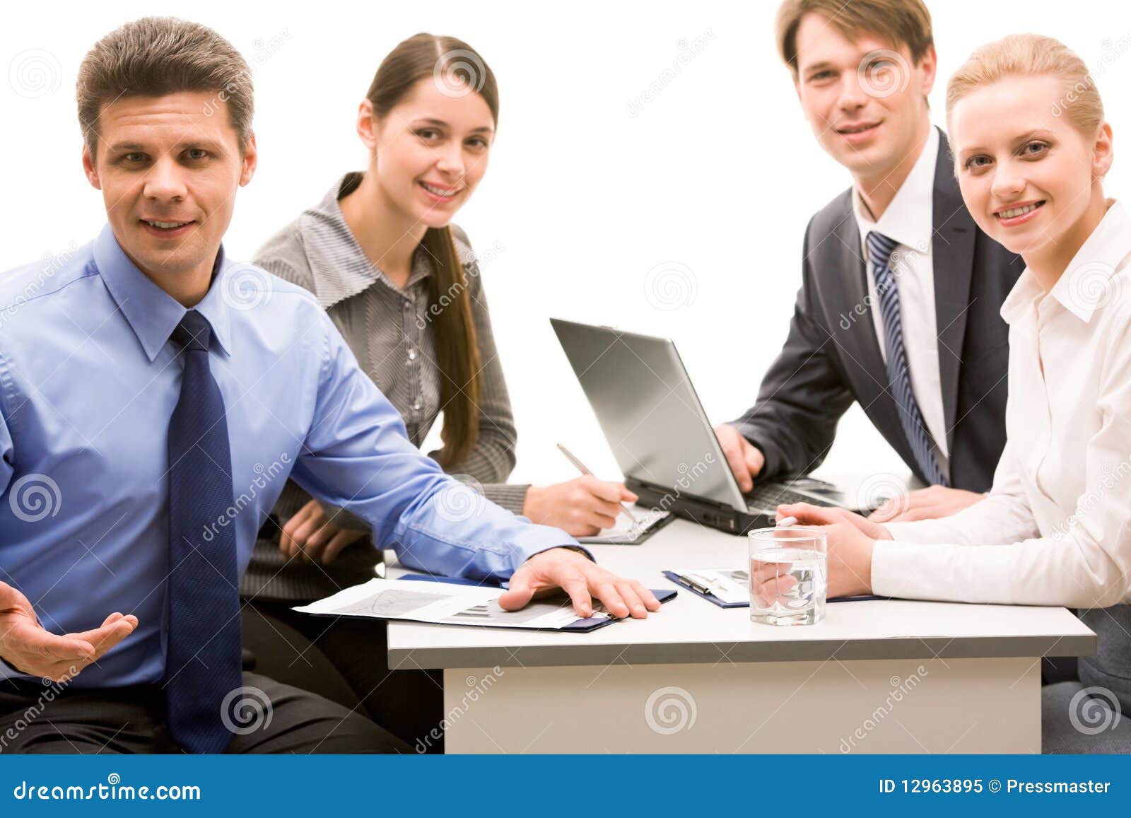 Work team stock image. Image of colleagues, attractive - 12963895