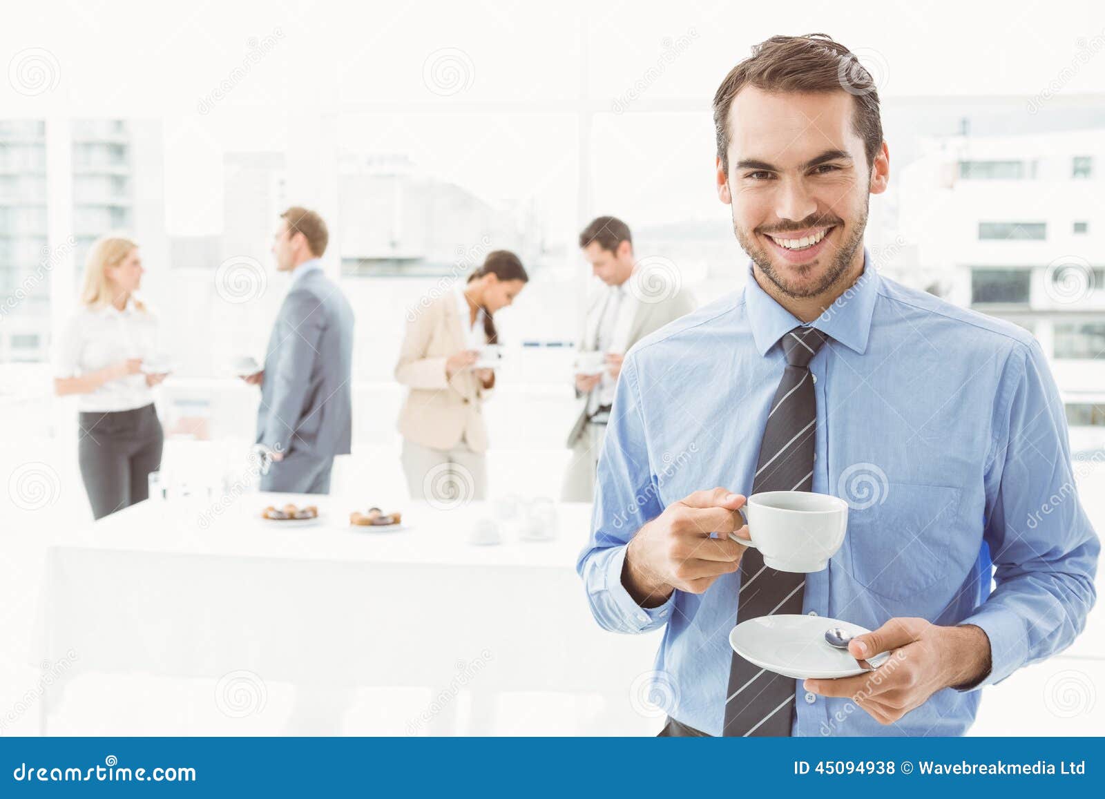 Work Team during Break Time in Office Stock Photo - Image of elegan ...