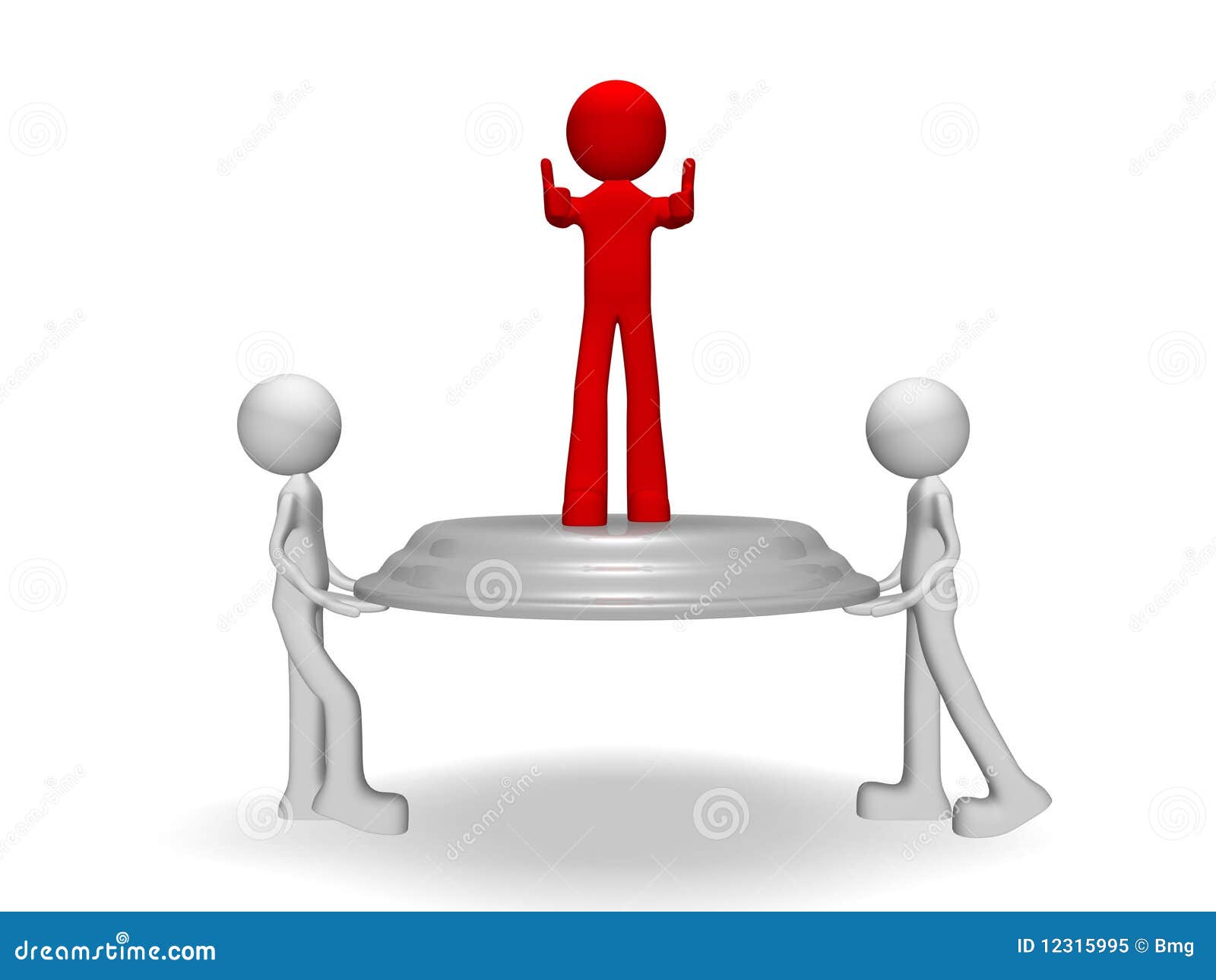 Work team leader stock illustration. Illustration of style - 12315995