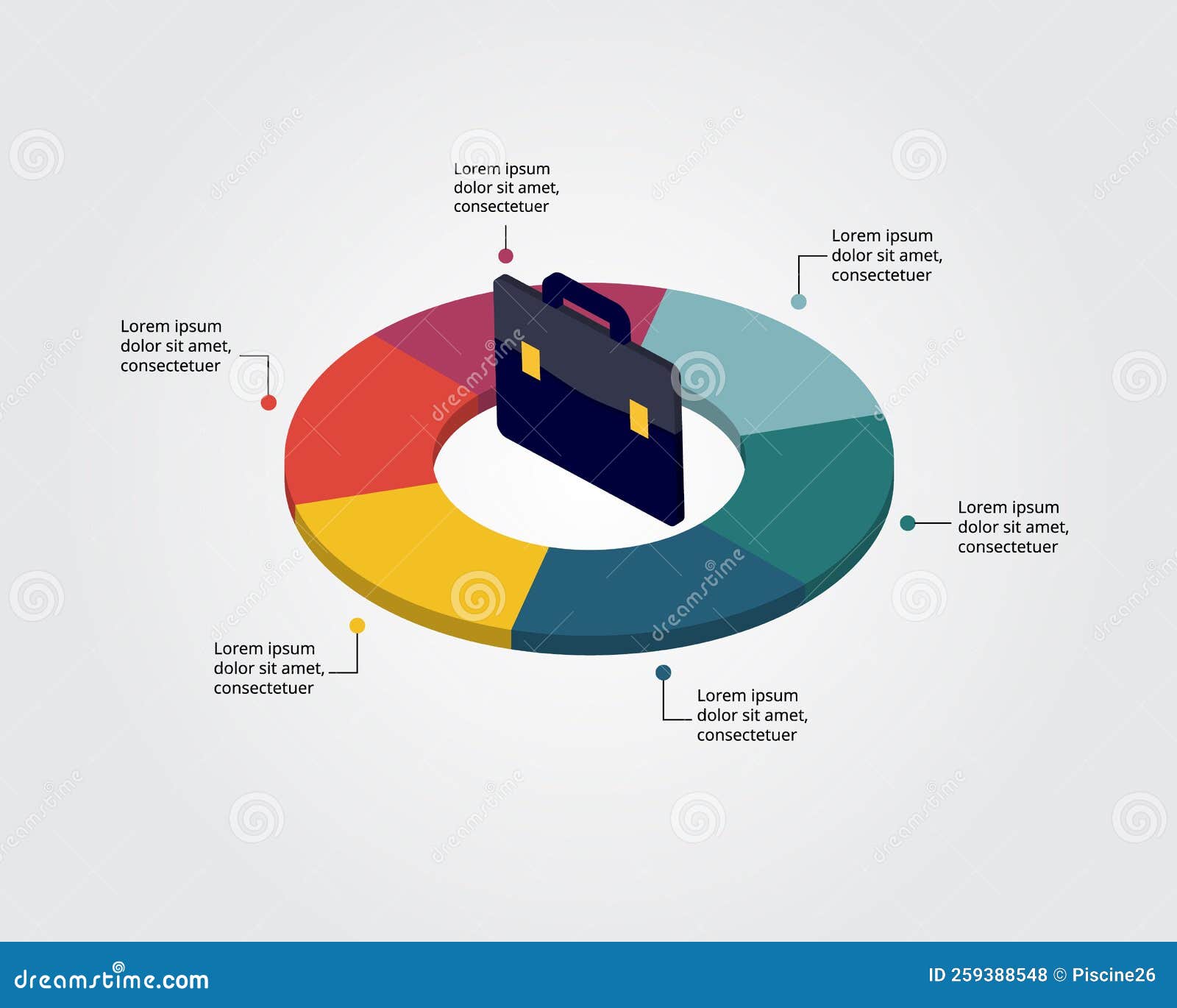 Work Template for Infographic for Presentation for 6 Element Stock ...
