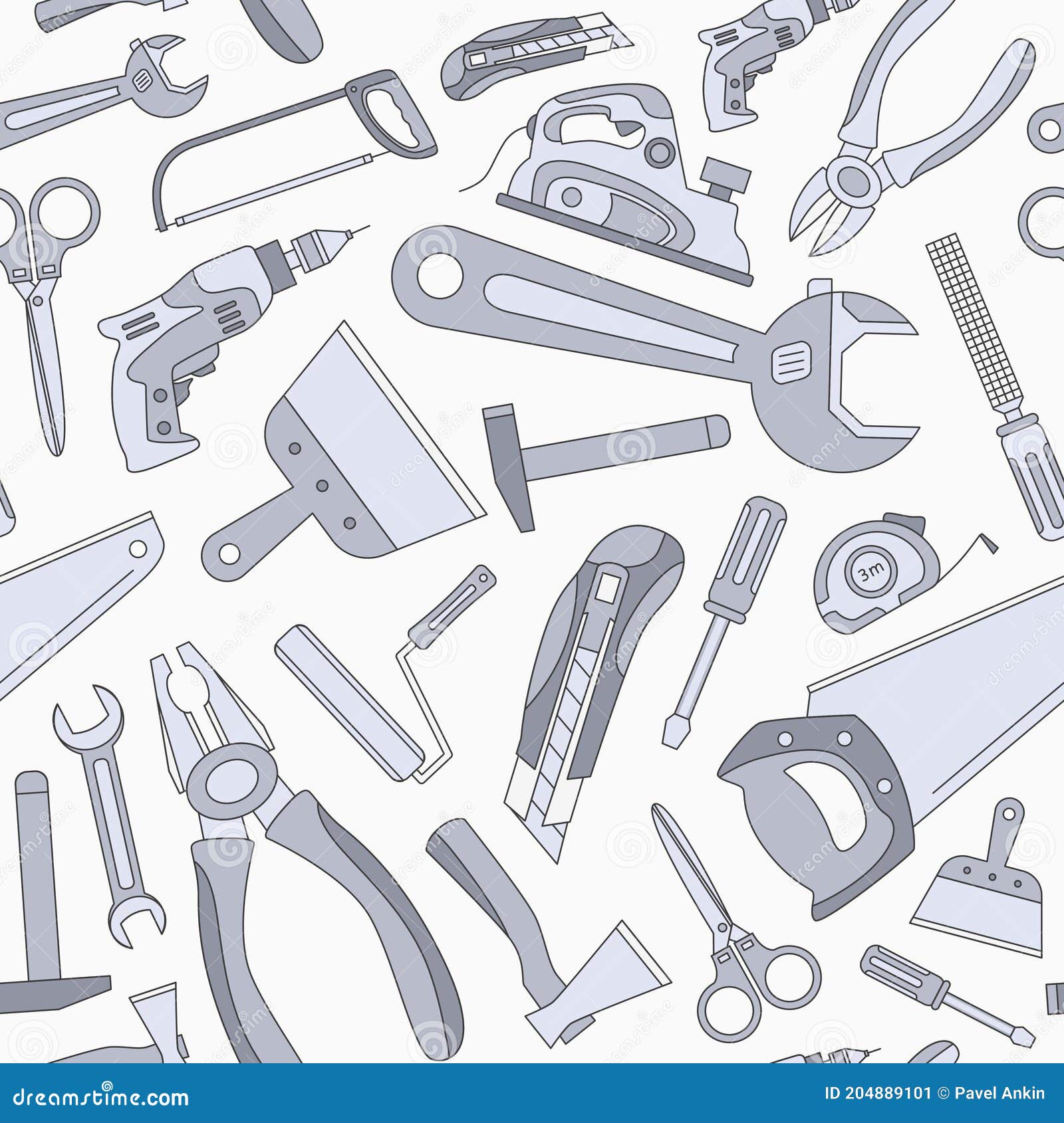 Work tool background 01 stock vector. Illustration of element - 204889101