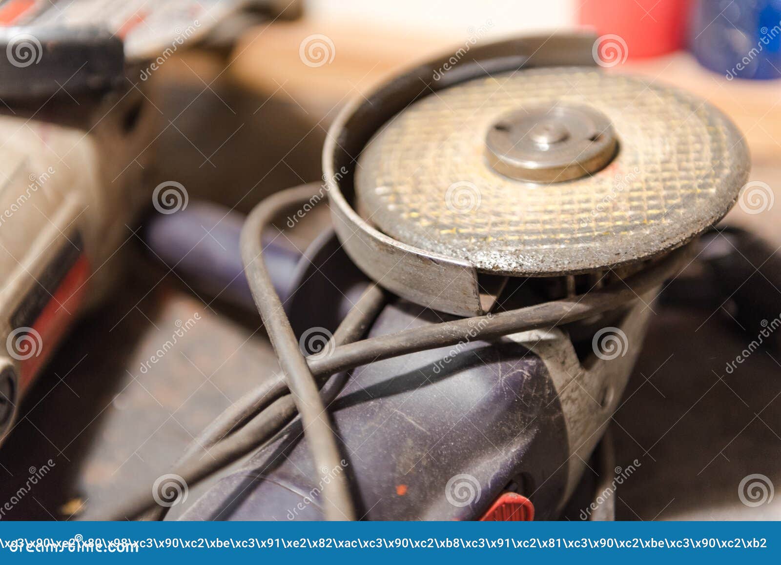 Work Tool Bulgarian. Tool in the Carpentry Workshop on the Shelf Stock ...