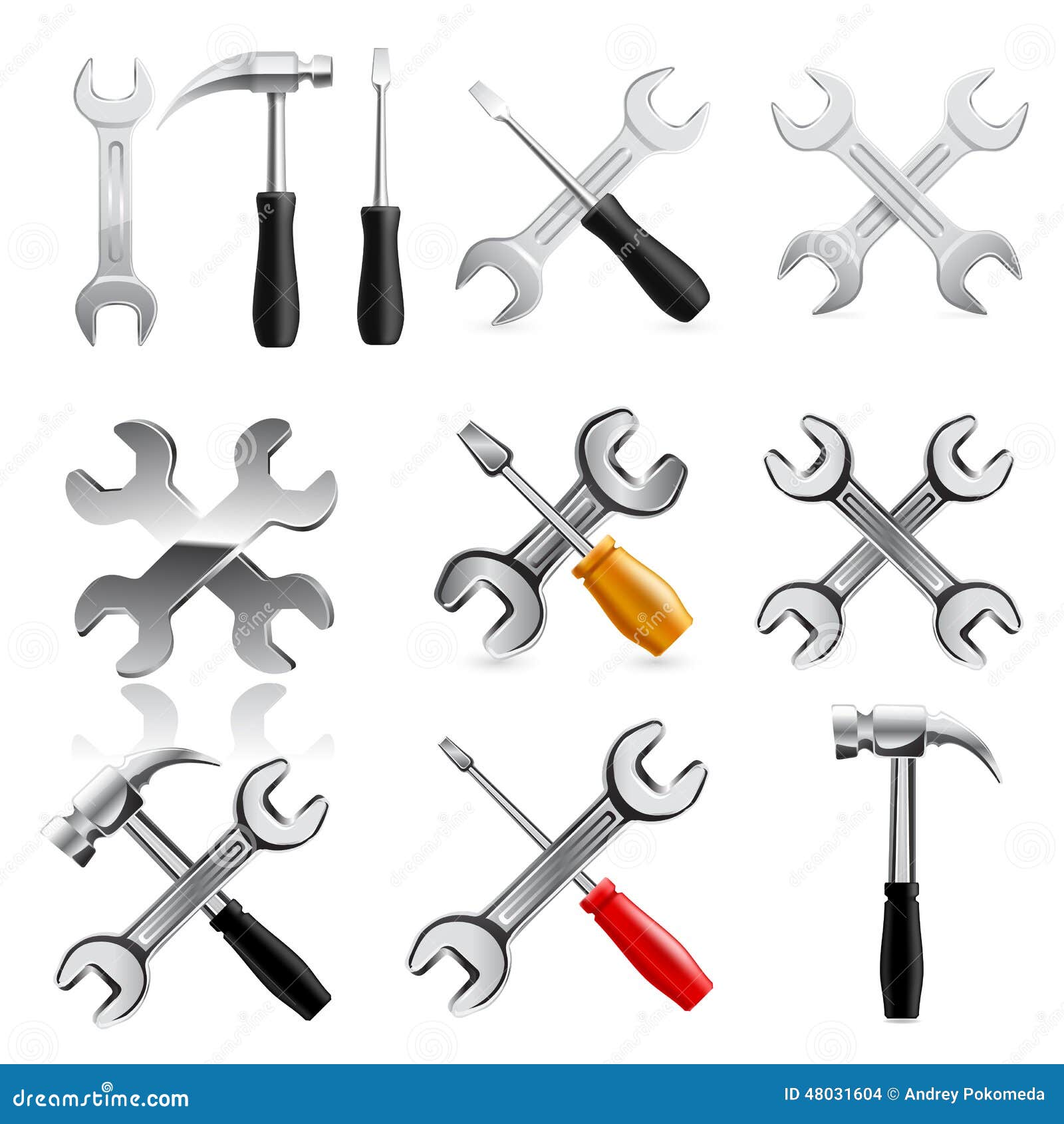 Work tool icon set. Vector stock vector. Illustration of graphic - 48031604