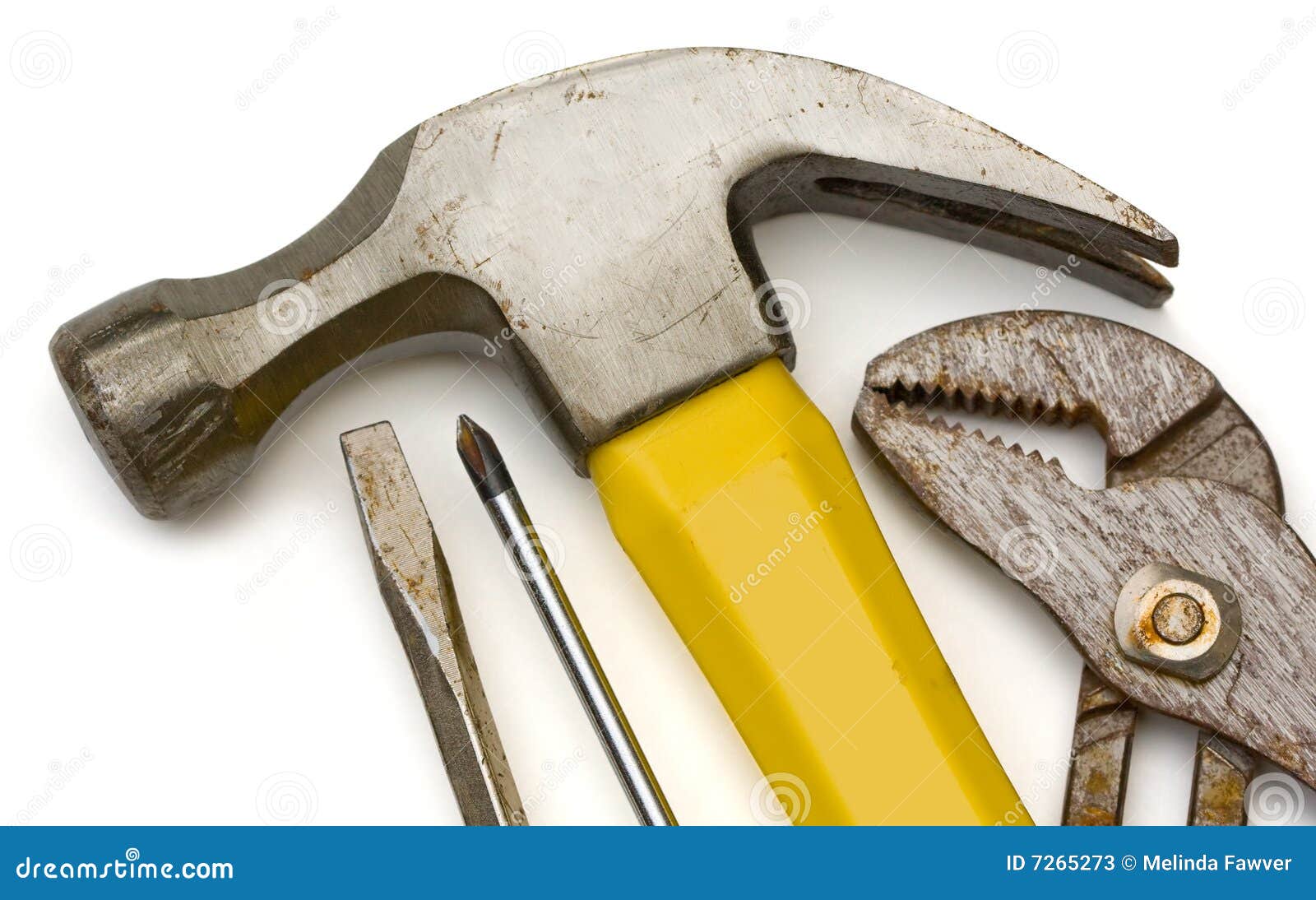 Work Tools with Clipping Path Stock Image - Image of clipping, isolated ...