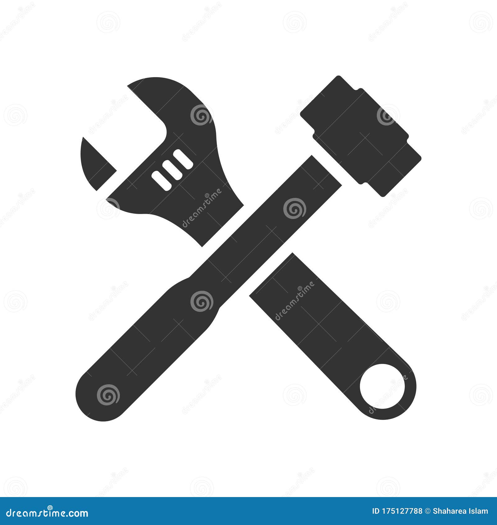 Work Tools Icon stock vector. Illustration of sign, vector - 175127788