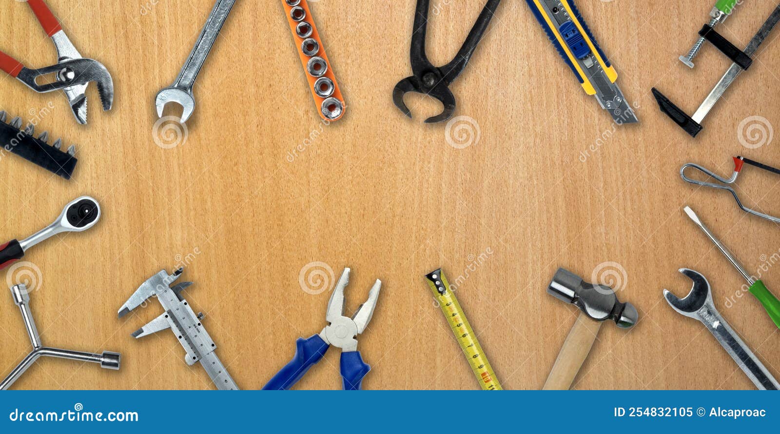 Work Tools Set stock image. Image of equipment, repair - 254832105