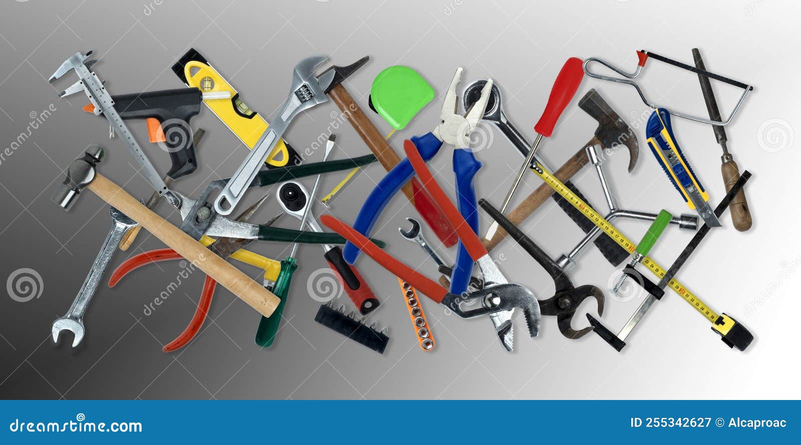 Work Tools Set stock image. Image of household, craft - 255342627