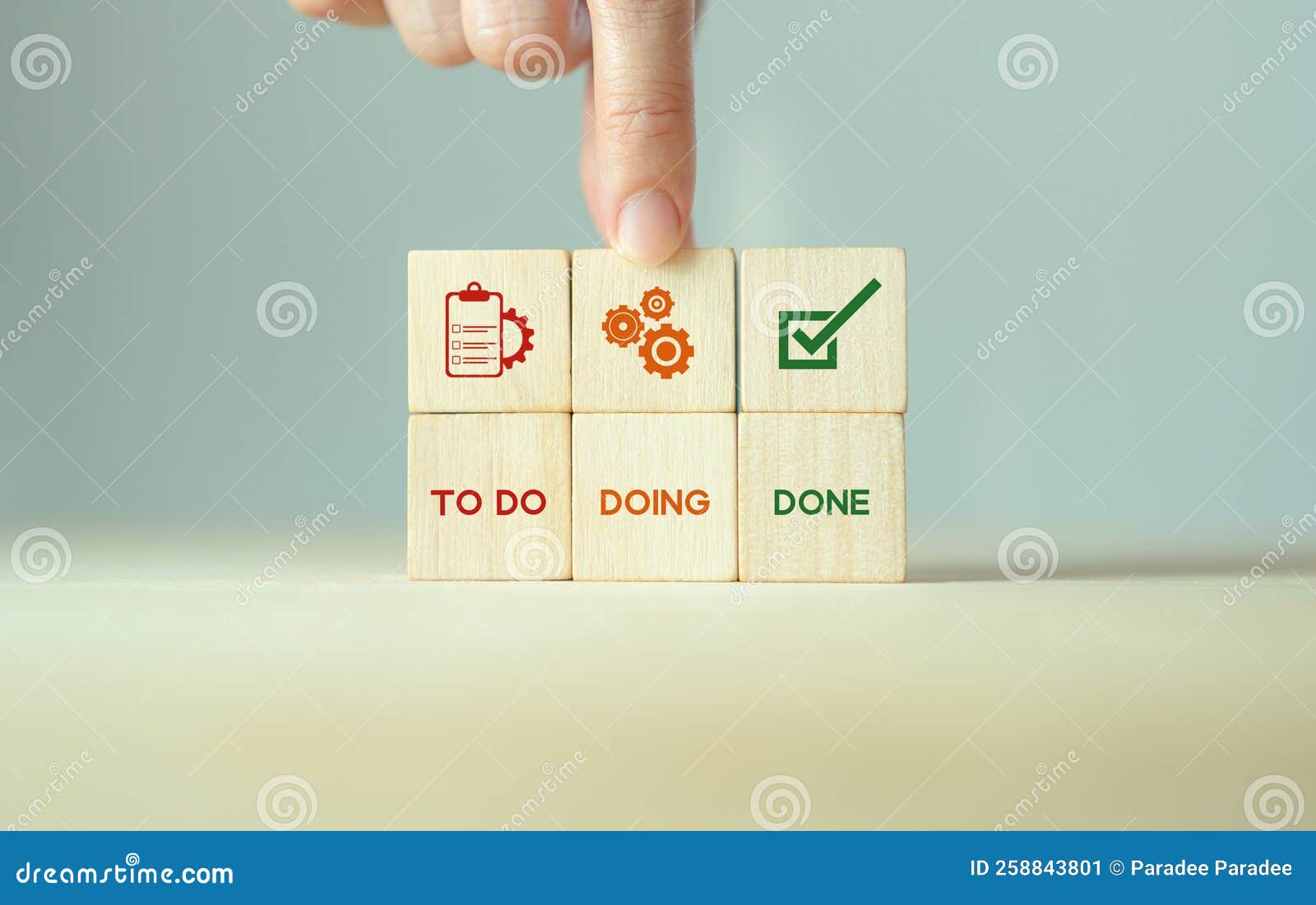 Progress On Kanban Board. Work In Progress In Kan Ban Methodology ...