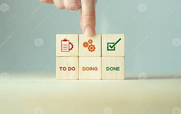 Work Tracking Concept TO DO, DOING, DONE. Kanban Board Tools for ...