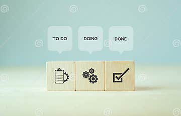 Work Tracking Concept TO DO, DOING, DONE. Kanban Board Tools for ...