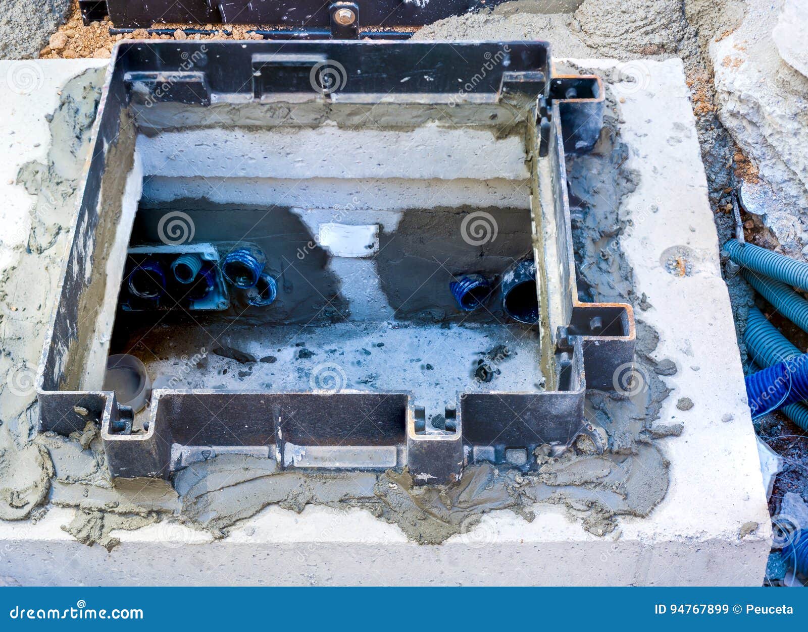 Work Under Way in a Cockpit Road Stock Image - Image of cockpit ...