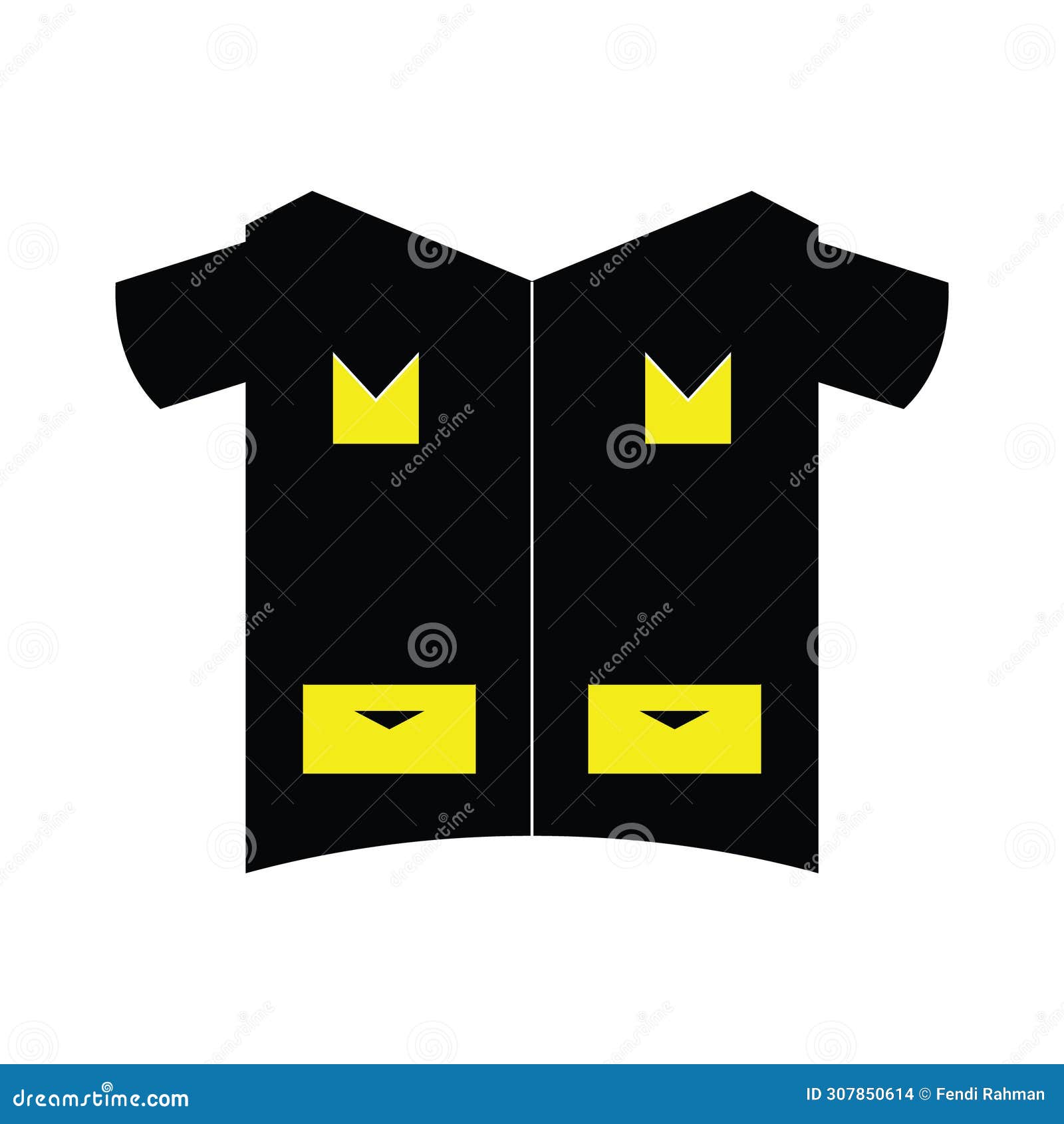 Work Uniform Icon Vector Illustration Symbol Design Stock Vector ...