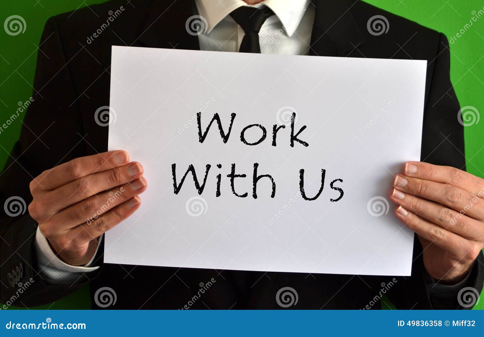 Work with Us stock photo. Image of icon, finger, commercial - 49836358