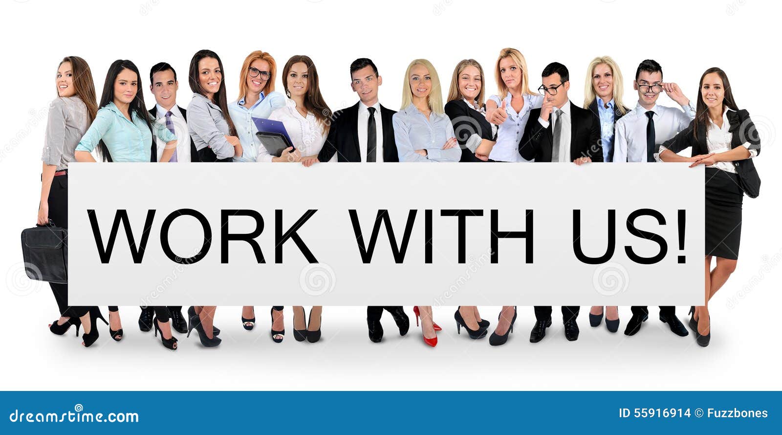 Work with us word stock photo. Image of opportunity, holding - 55916914