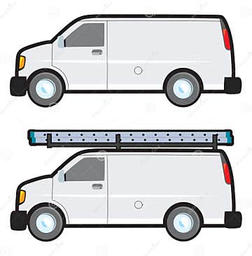 Work Van stock vector. Illustration of white, fleet, site - 29430546