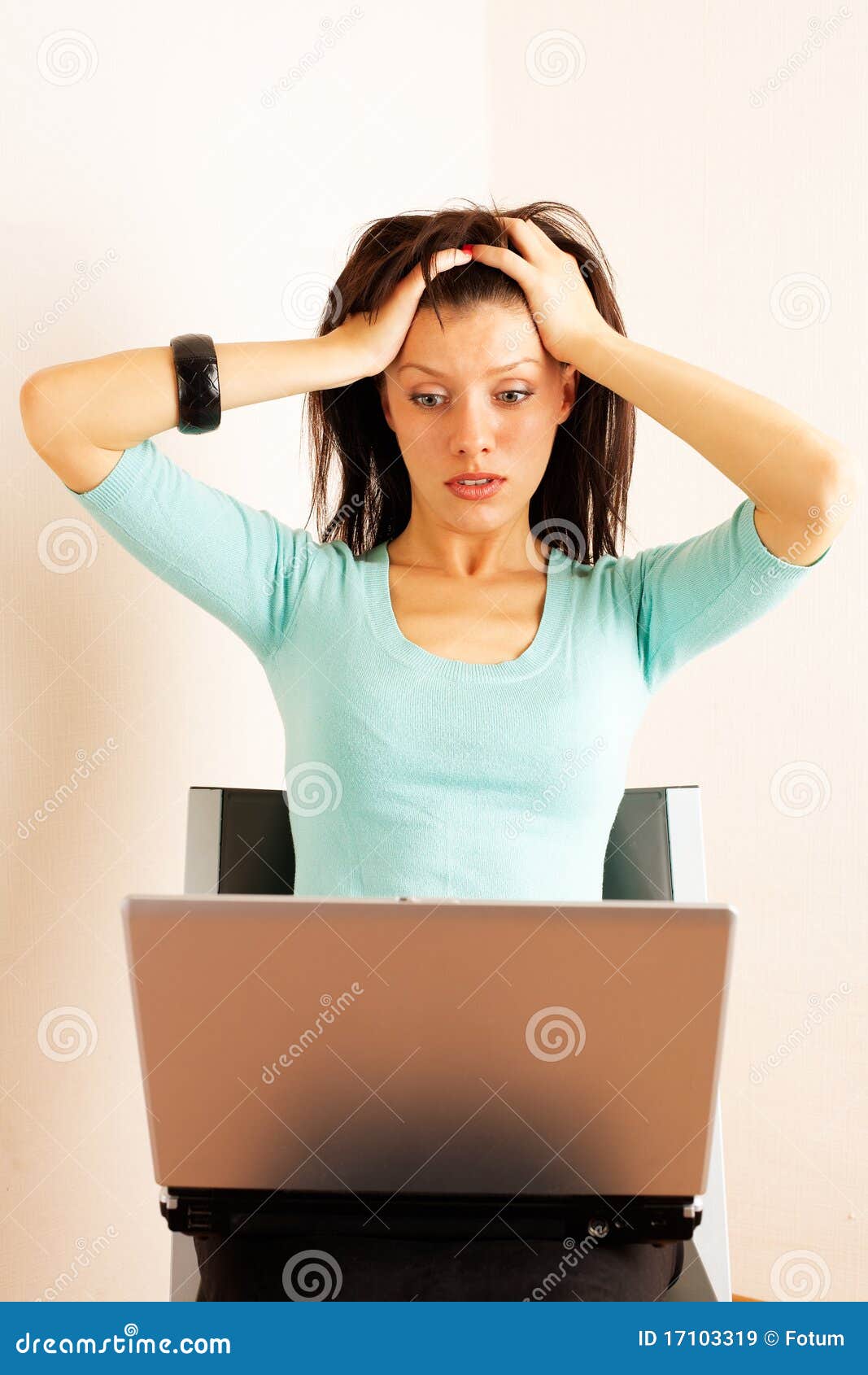 Work without weekend stock image. Image of woman, thinking - 17103319